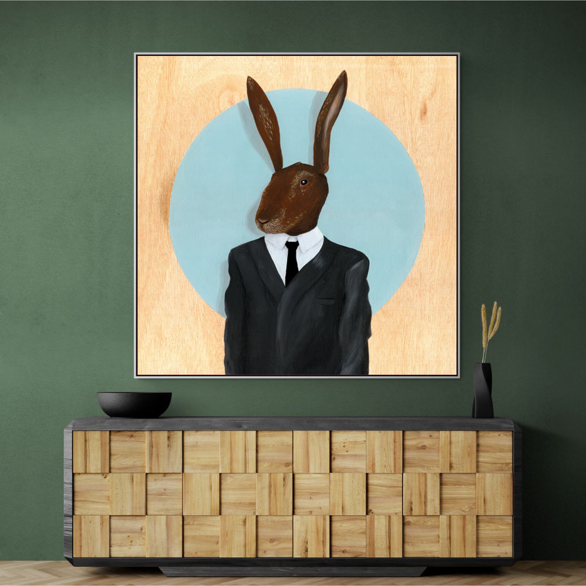 David Lynch Rabbit Wall Art