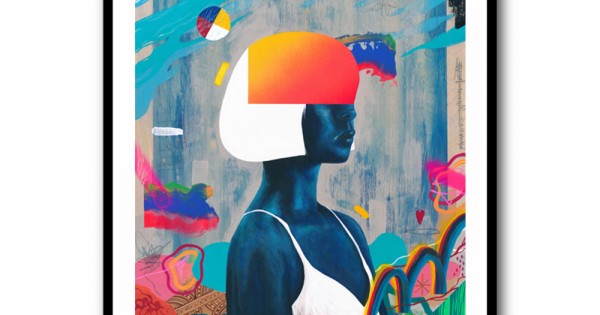 Blue Girl Wall Art