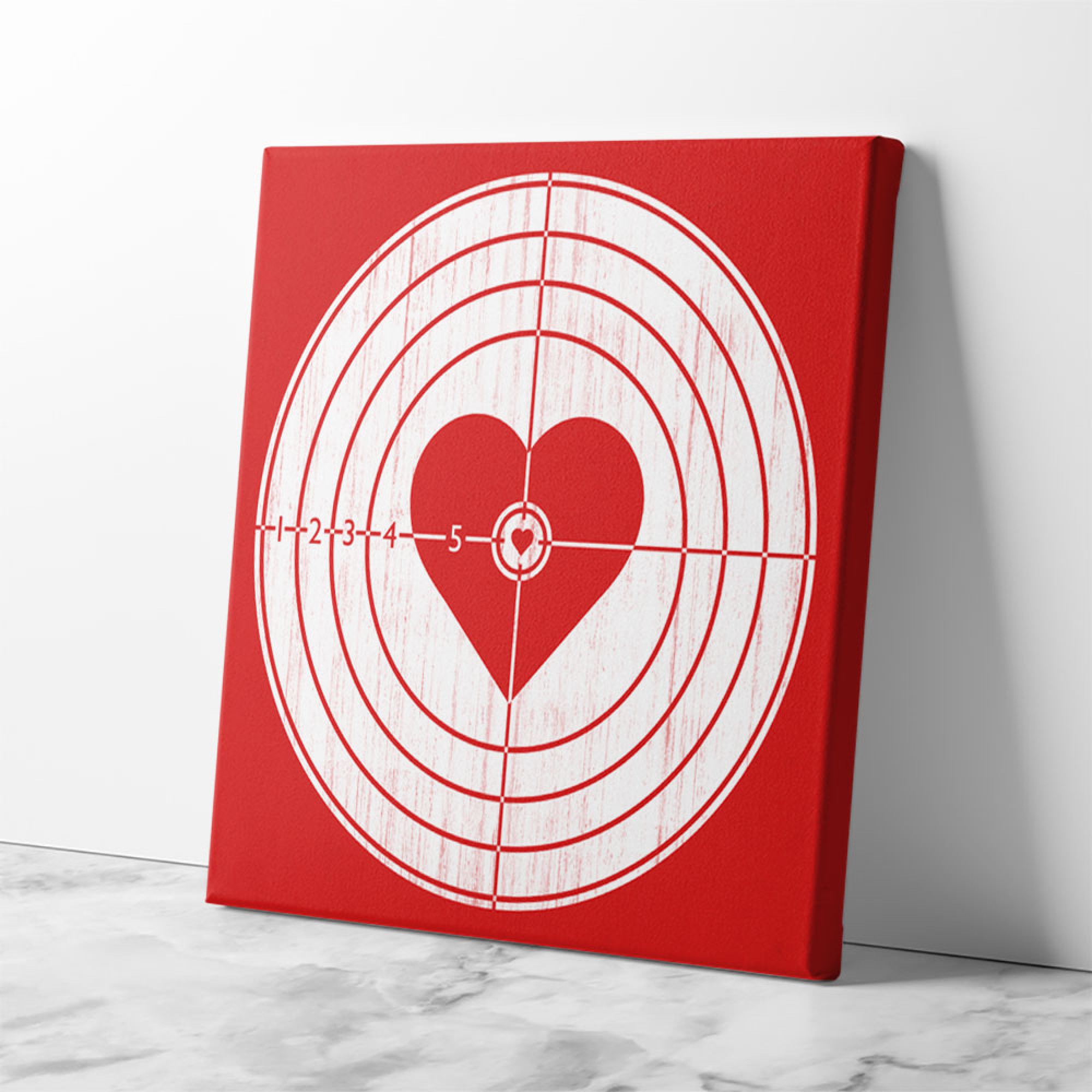 Hit Me In the Heart Wall Art