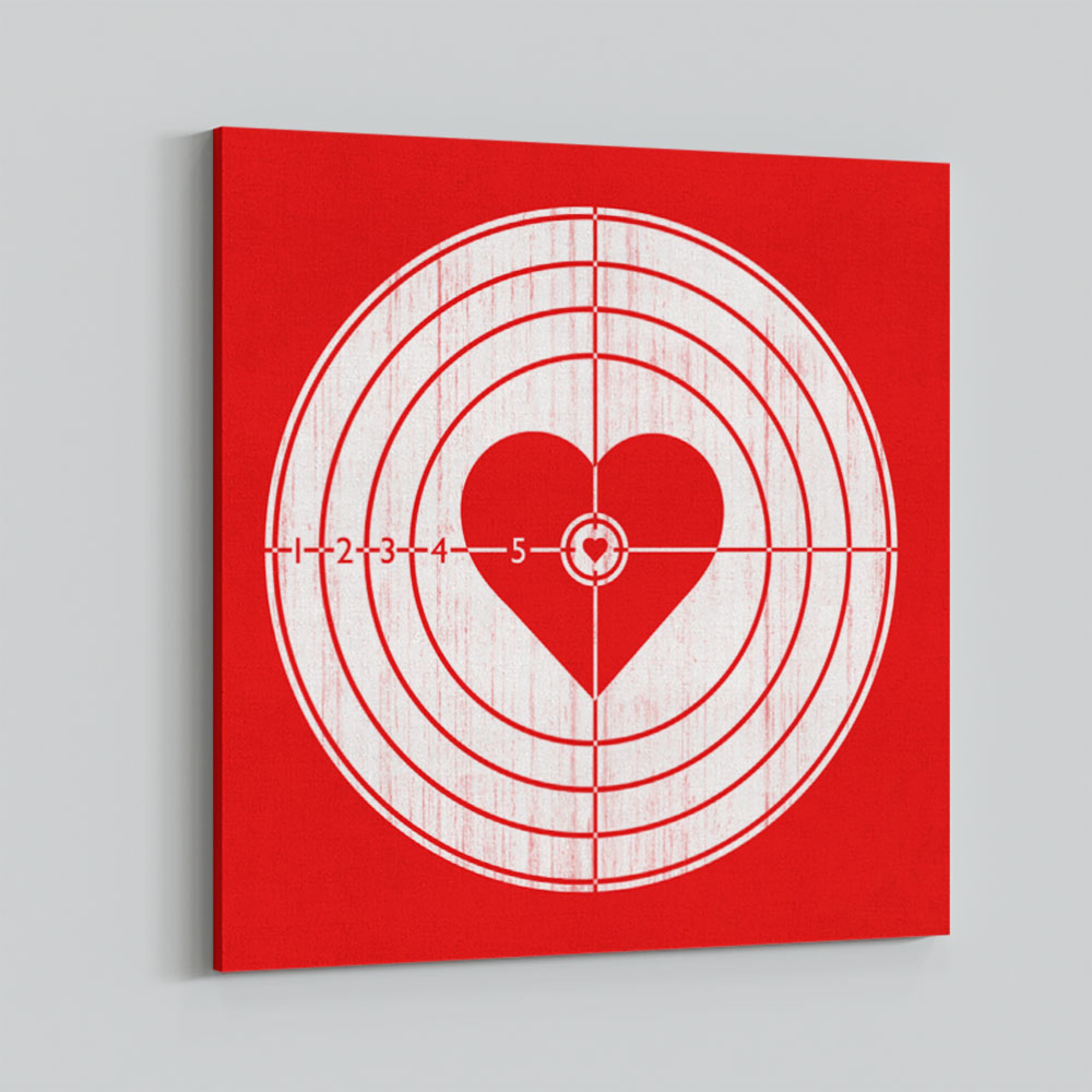 Hit Me In the Heart Wall Art