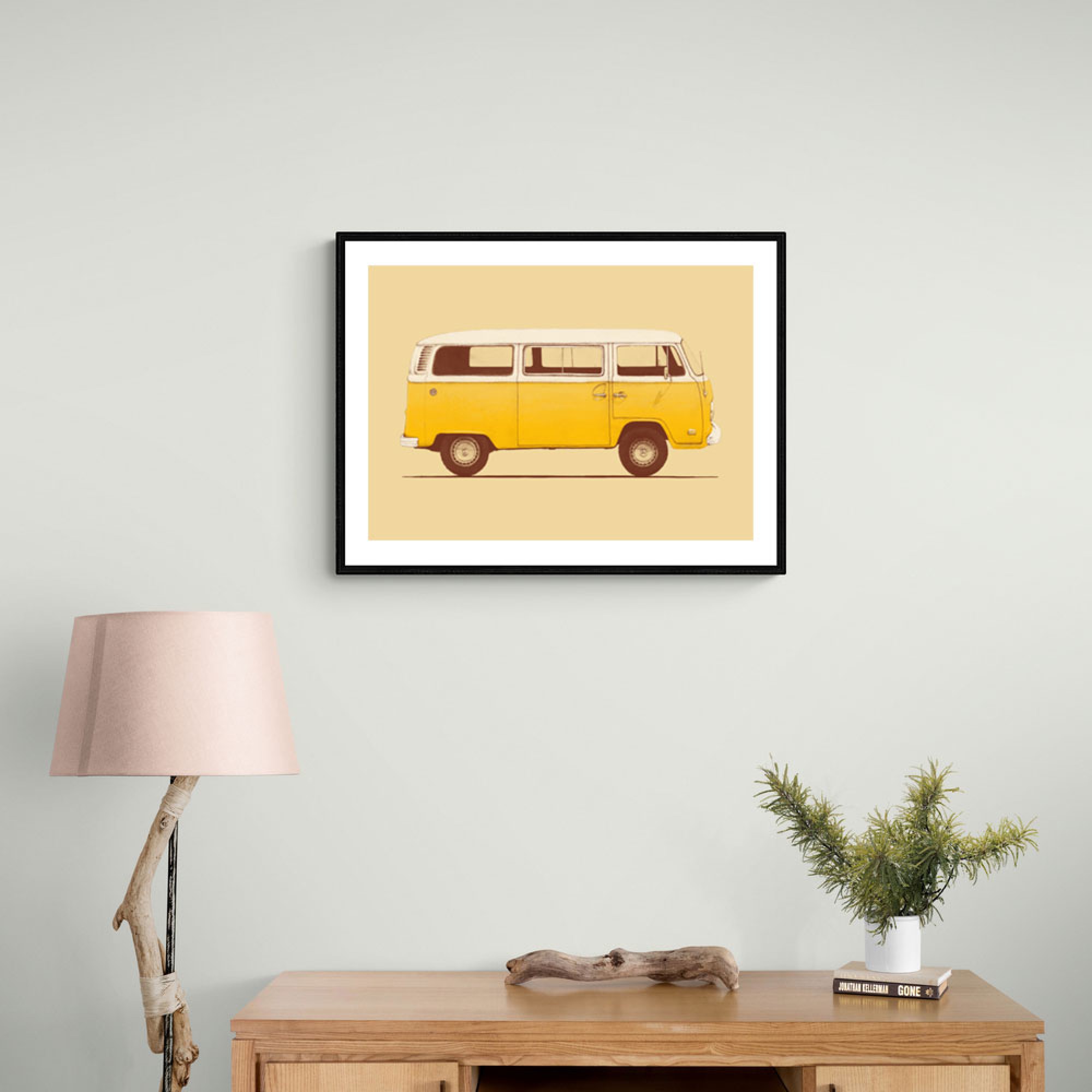 Yellow Van Wall Art