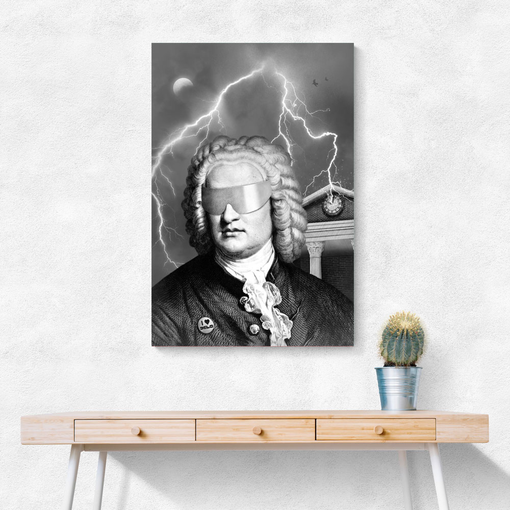 Bach To The Future NAo1 Wall Art