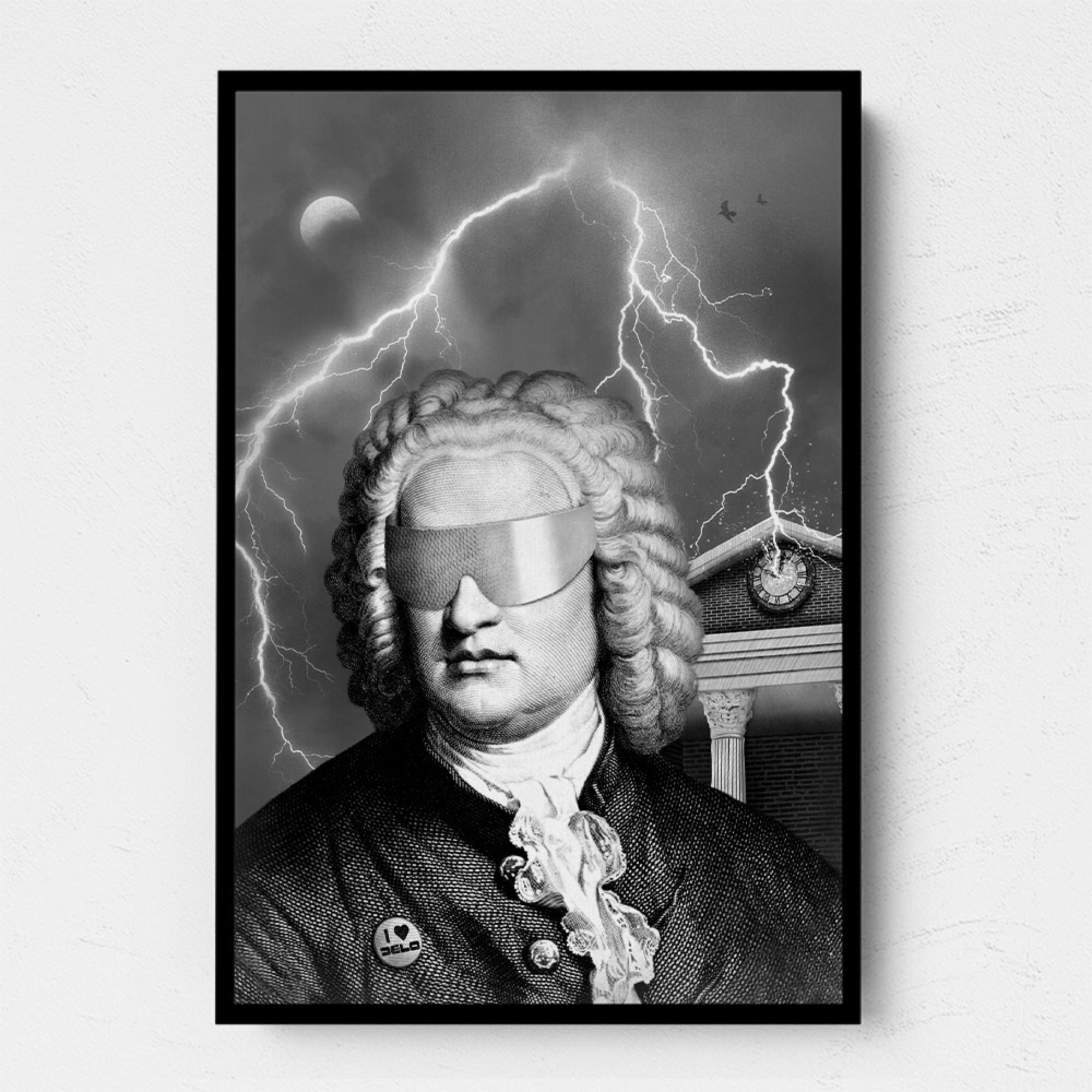 Bach To The Future NAo1 Wall Art