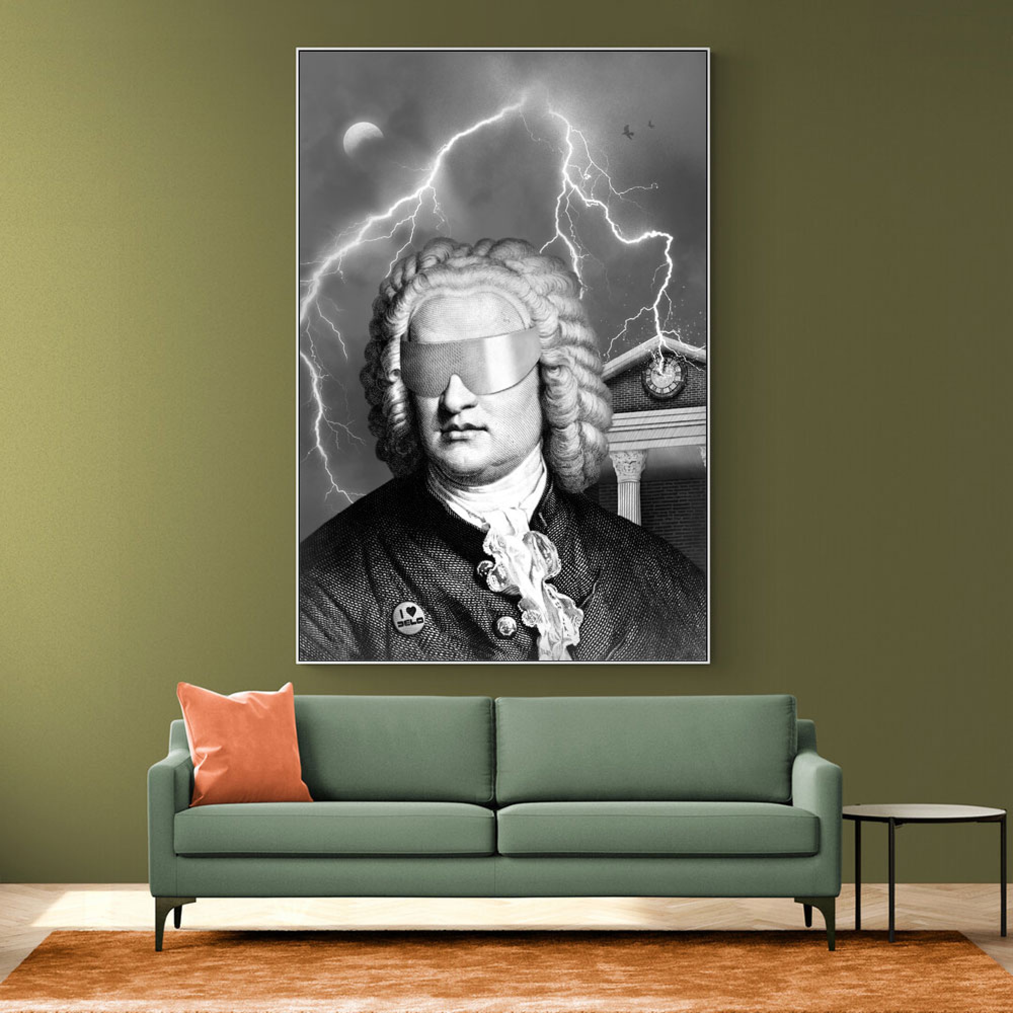 Bach To The Future NAo1 Wall Art