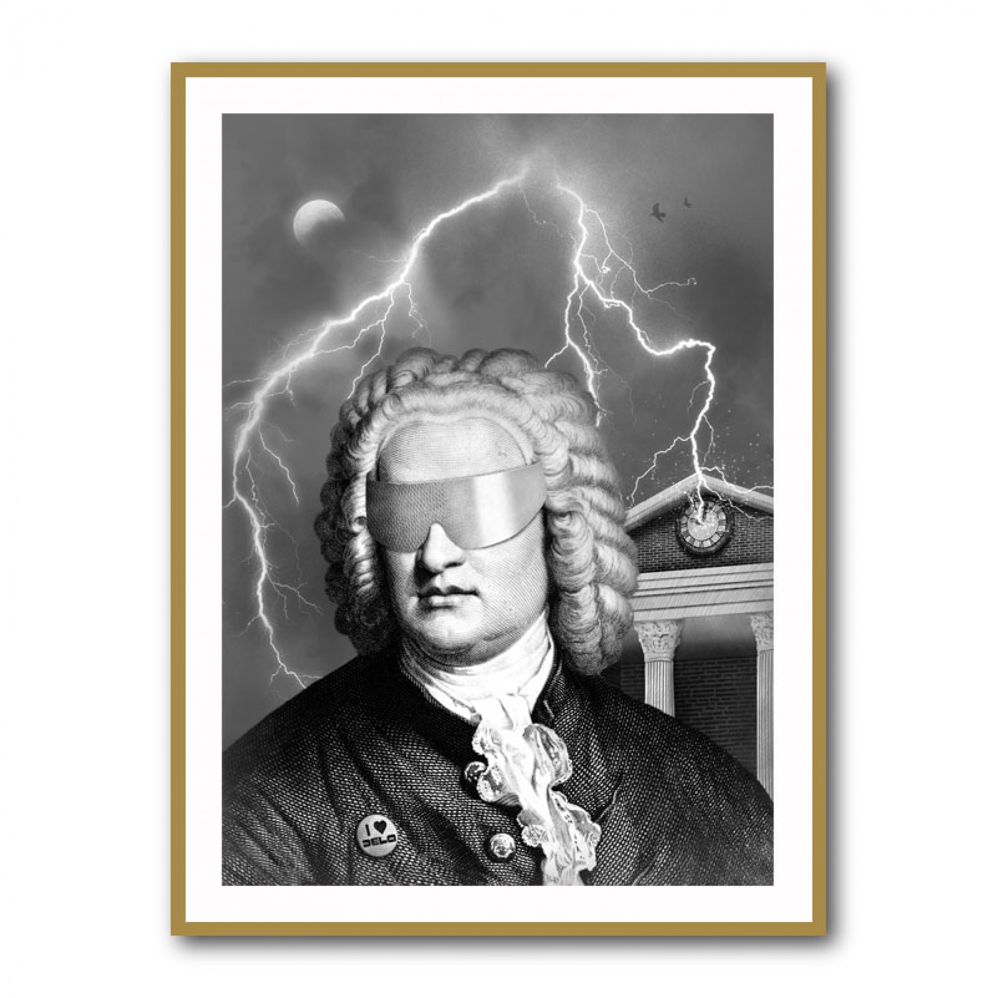 Bach To The Future NAo1 Wall Art