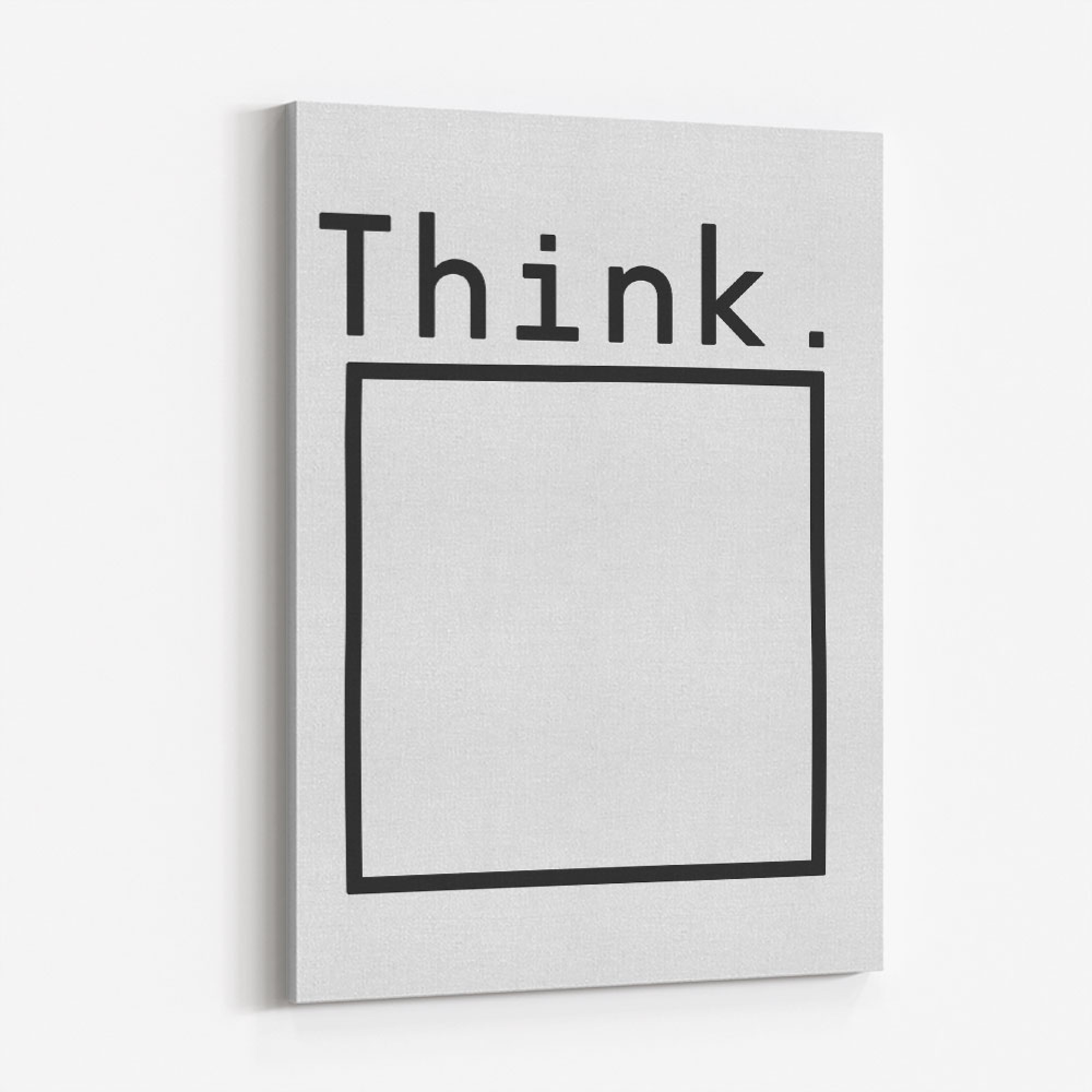 Think Wall Art