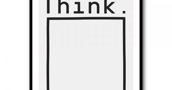 Think Wall Art