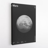Solar System Mars Wall Art