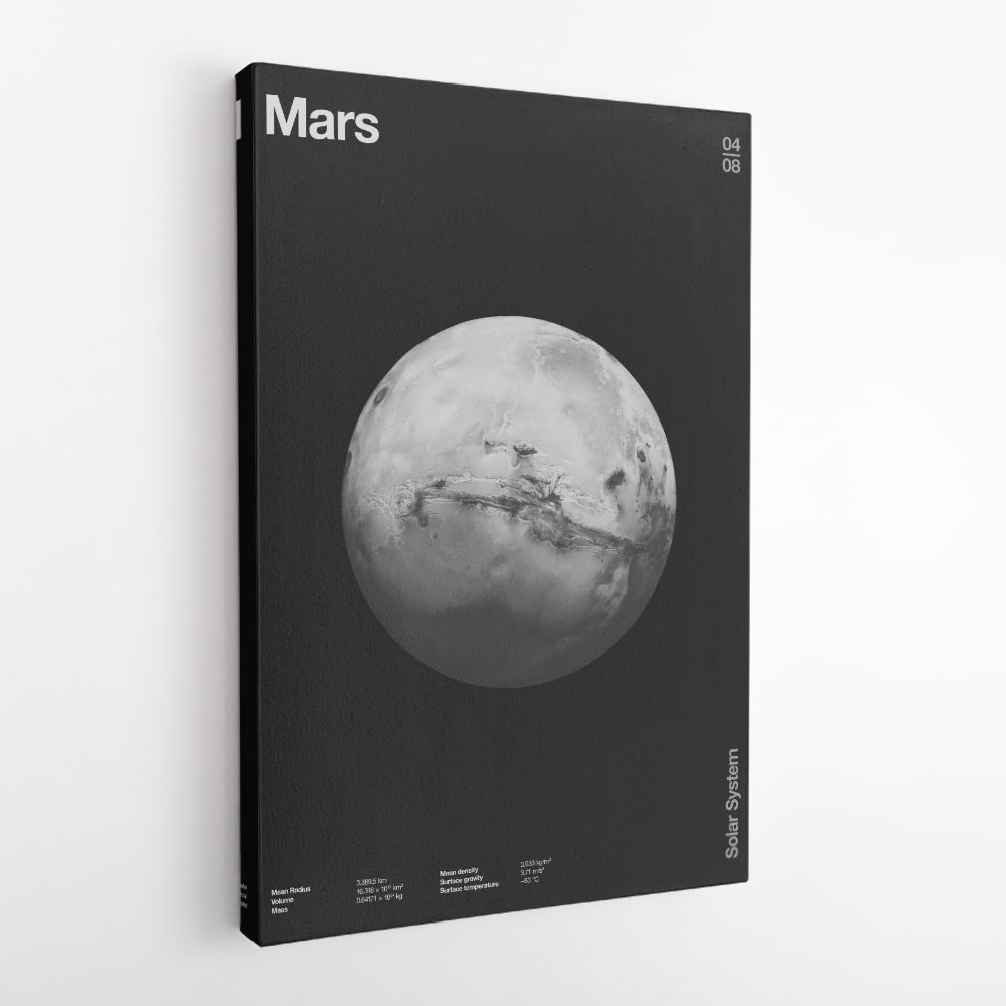 Solar System Mars Wall Art