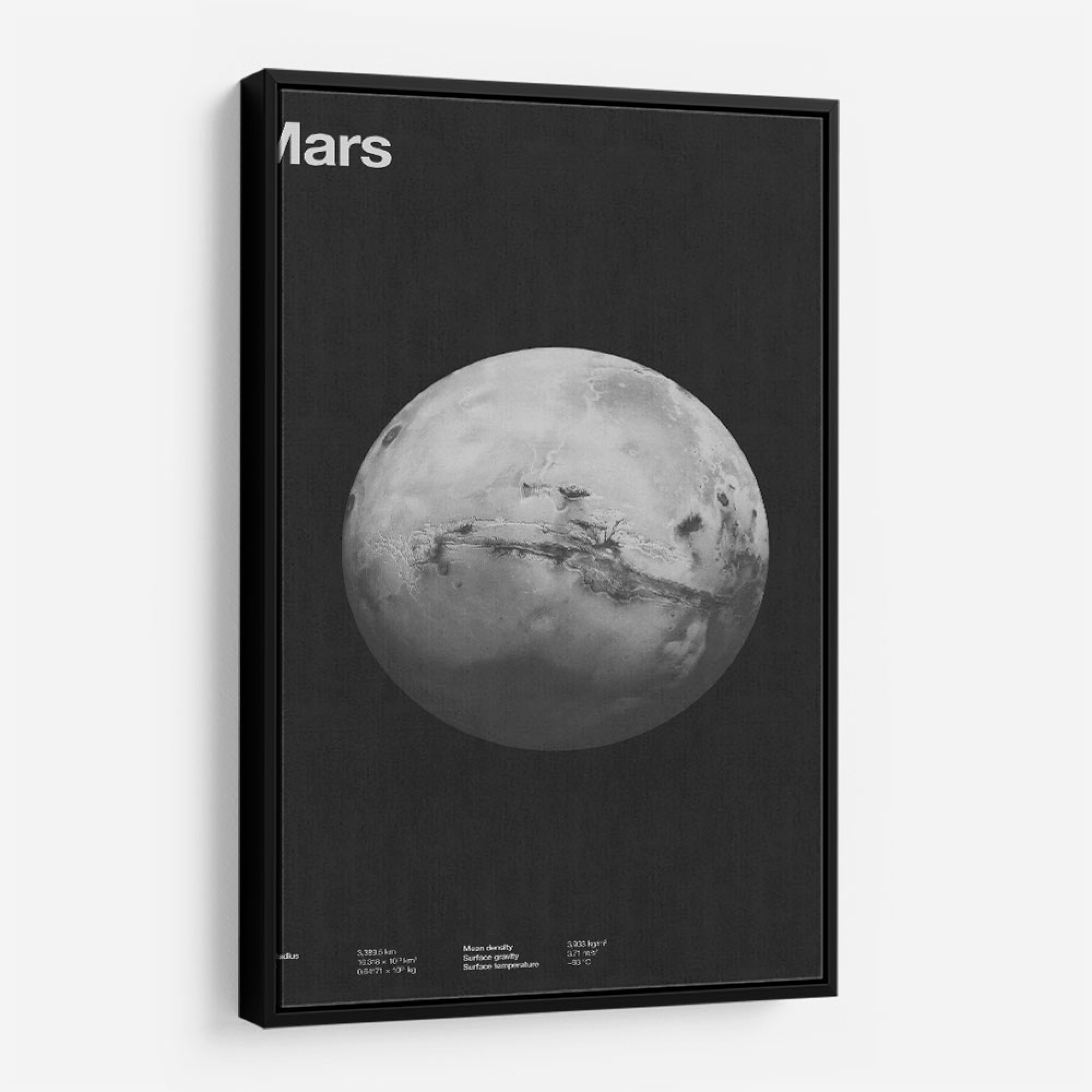 Solar System Mars Wall Art