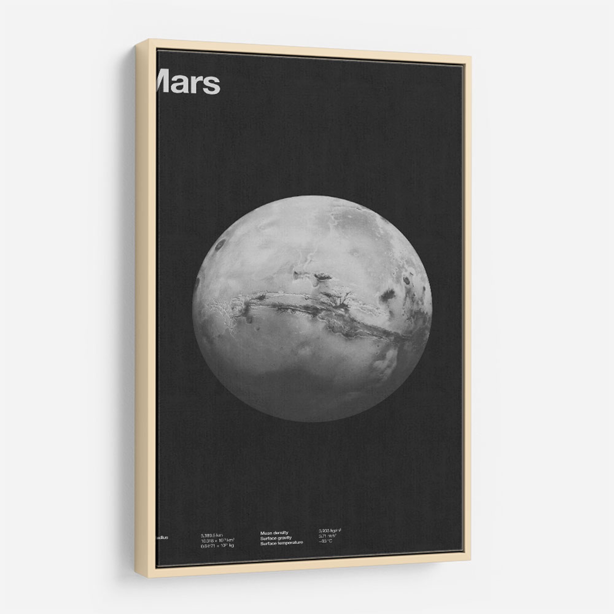 Solar System Mars Wall Art