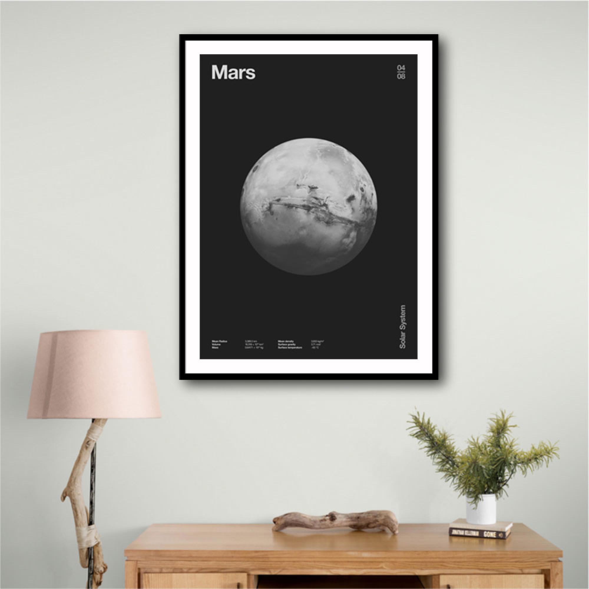 Solar System Mars Wall Art