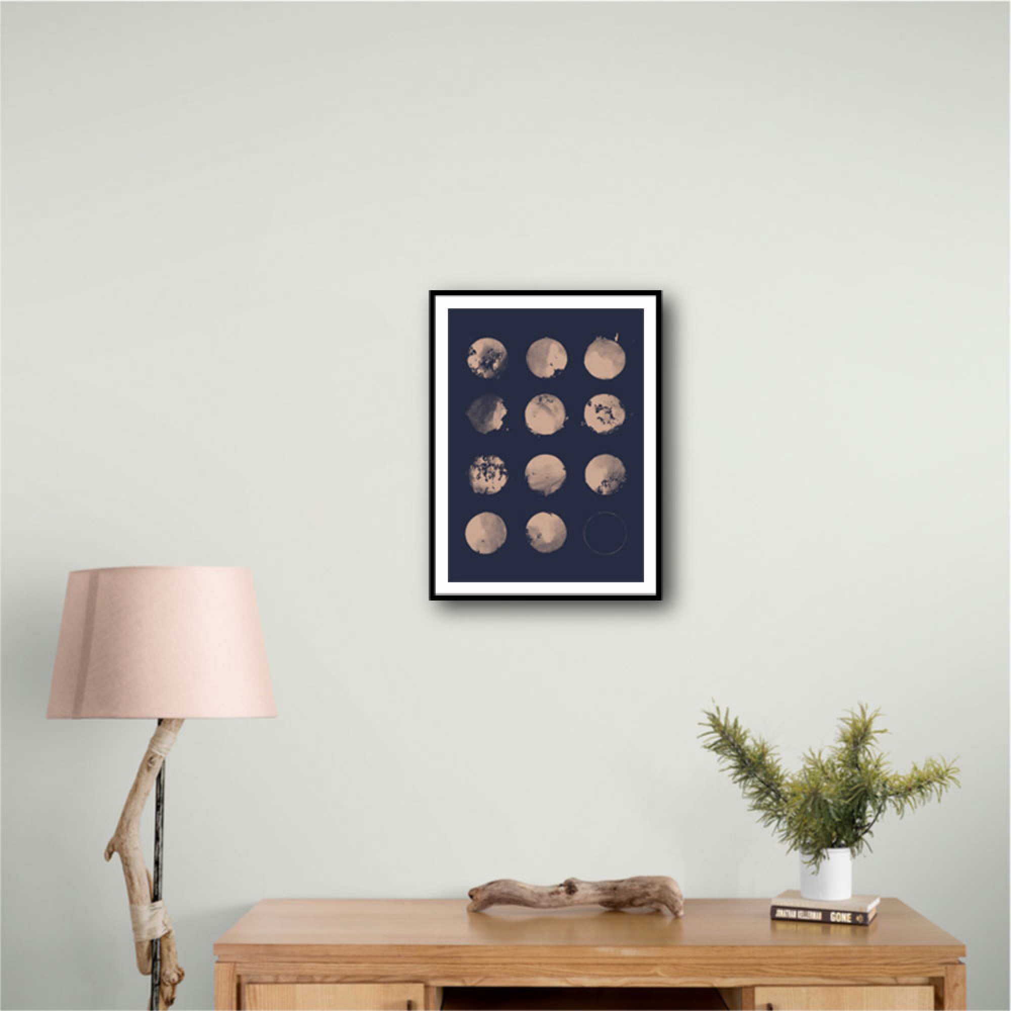 12 Moons Wall Art