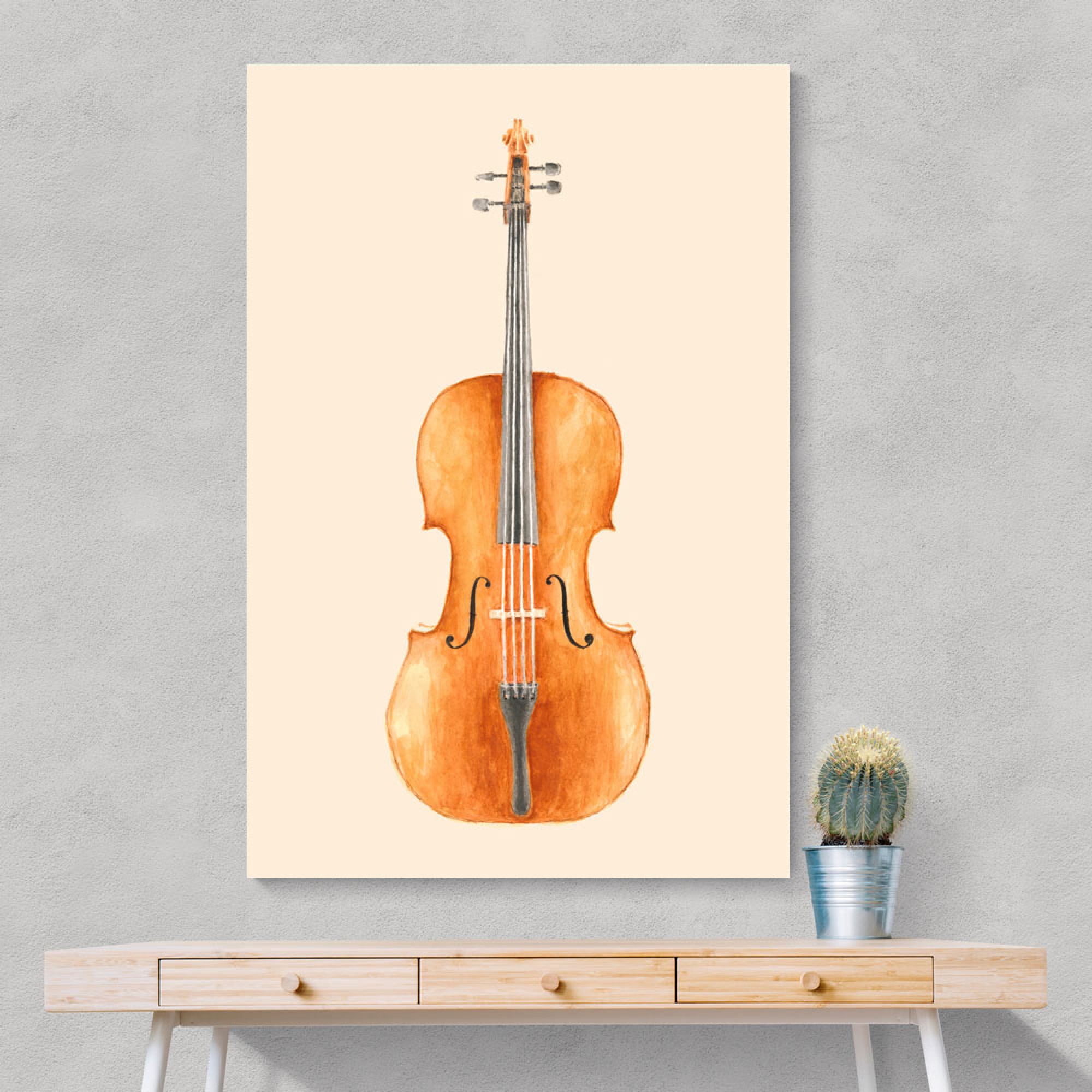 Cello Wall Art
