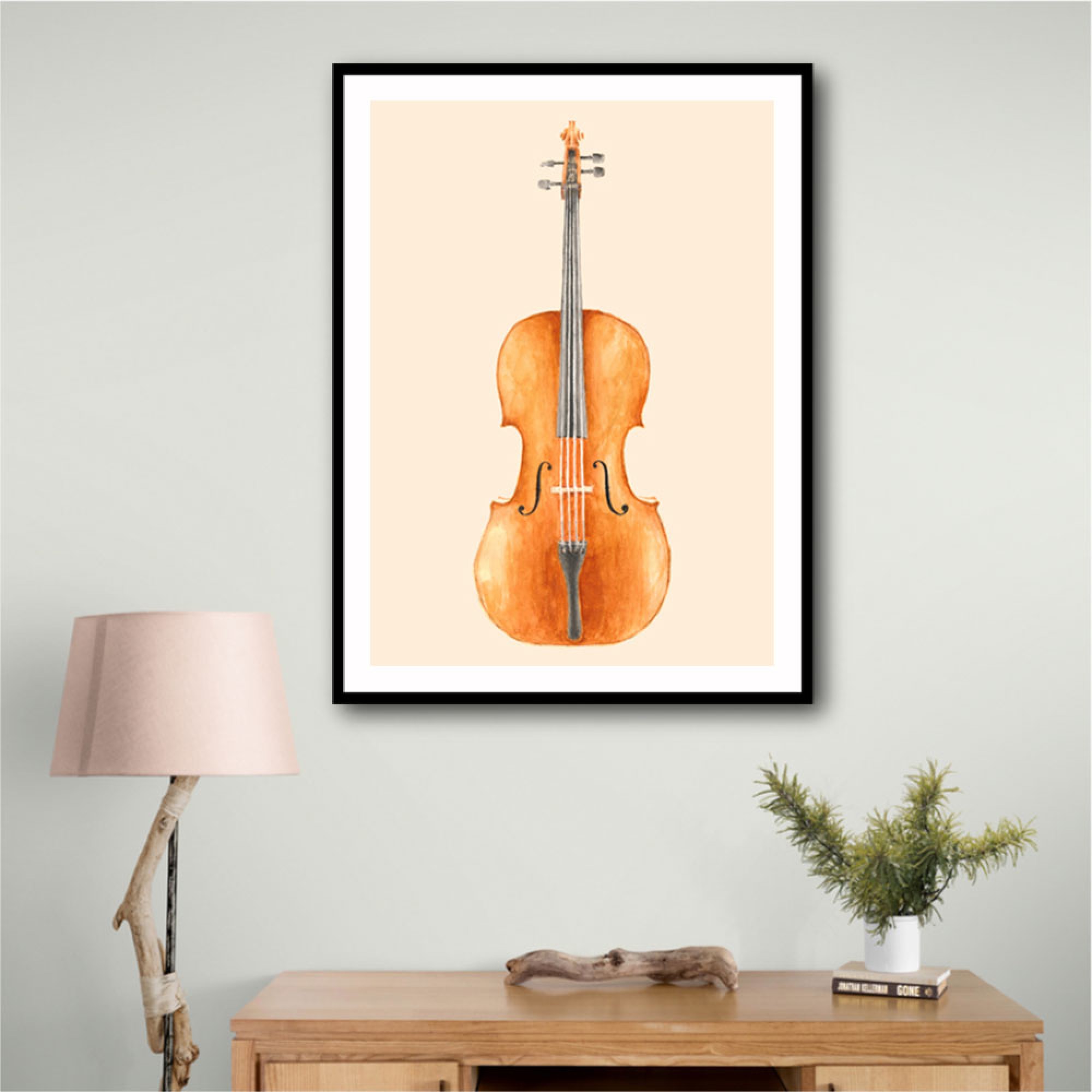 Cello Wall Art