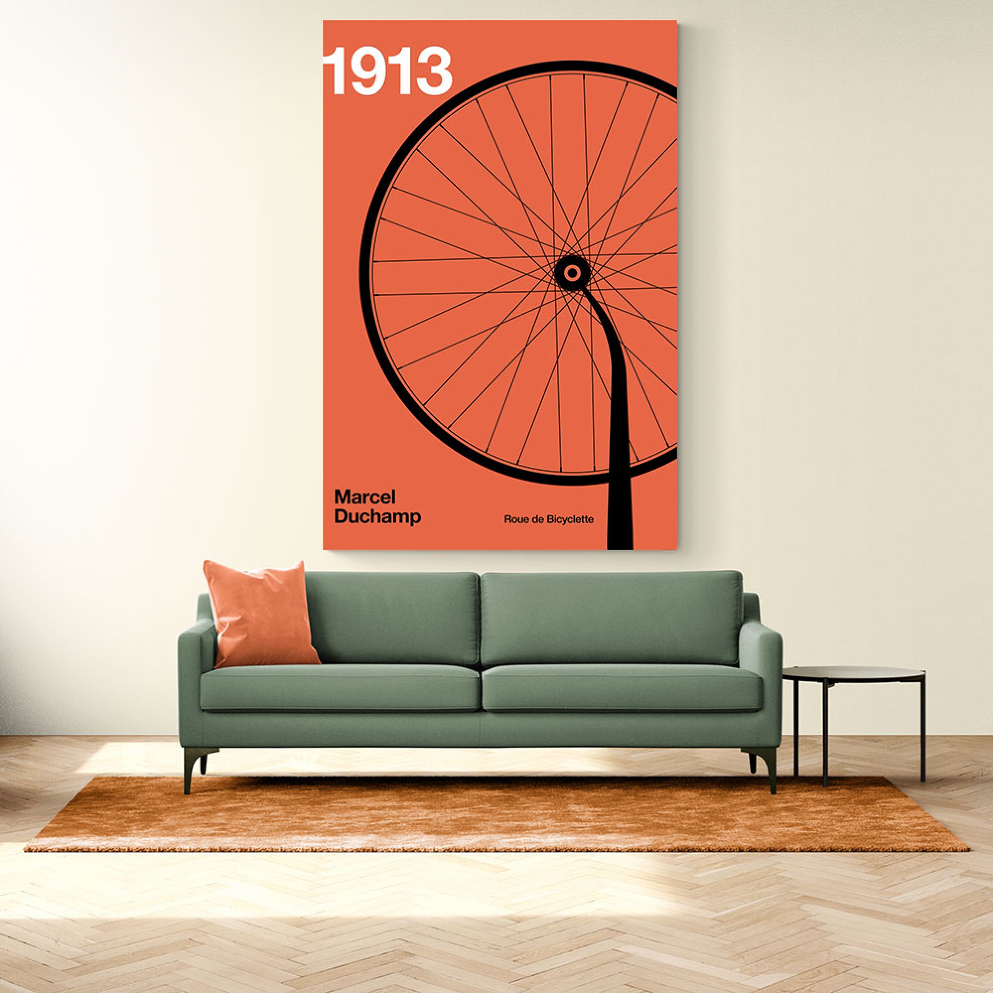 1913 Roue De Bicyclette Wall Art