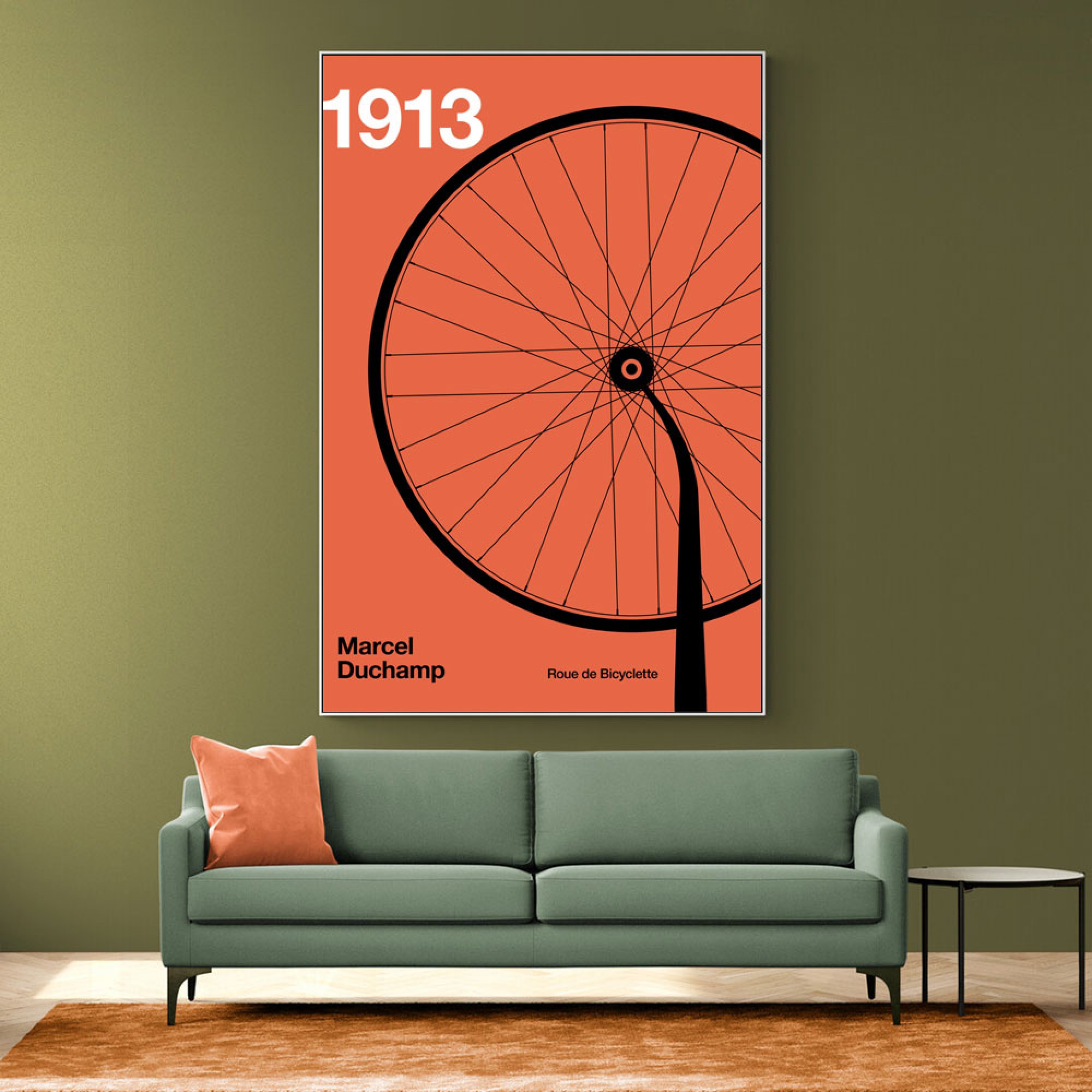 1913 Roue De Bicyclette Wall Art