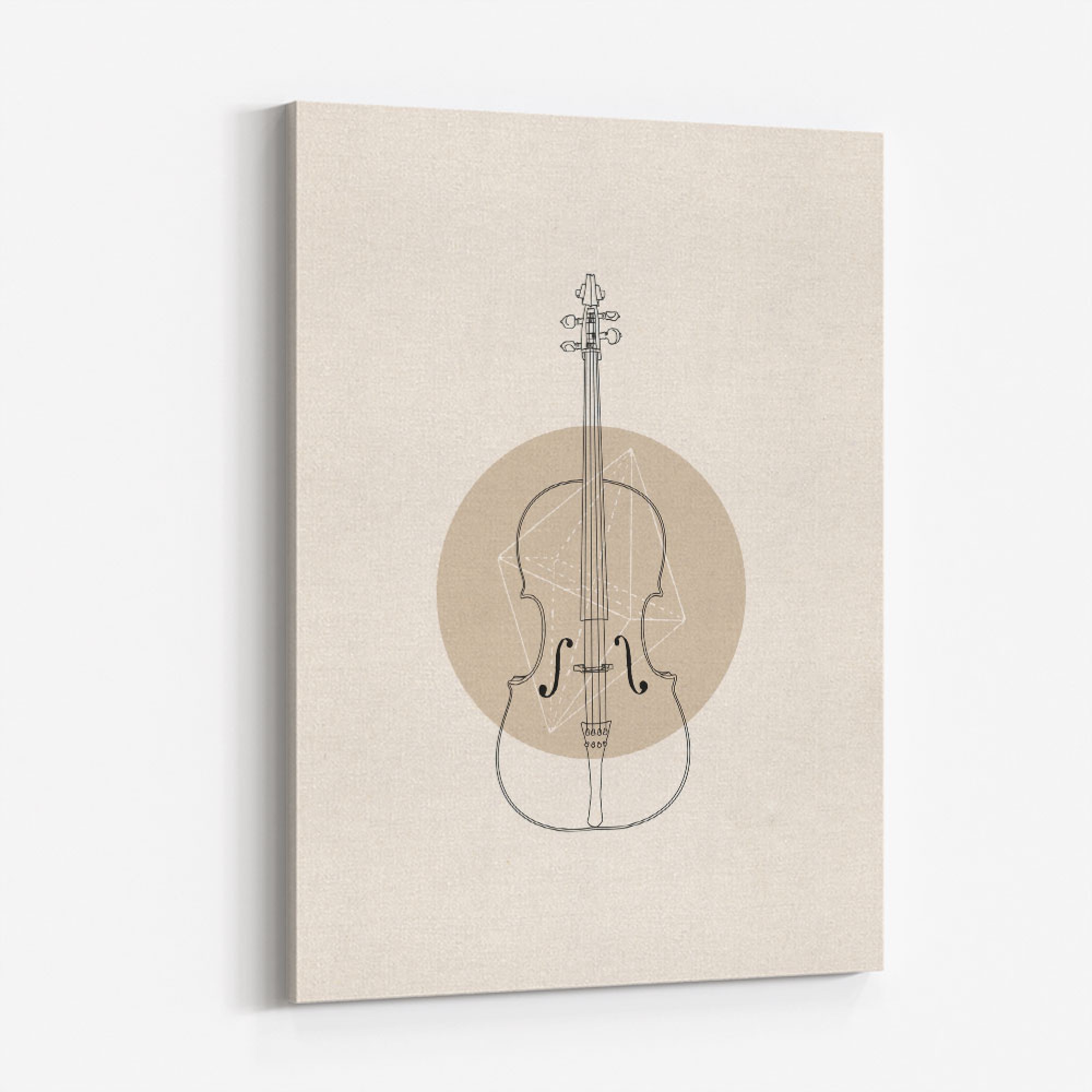 Cello Geo Wall Art