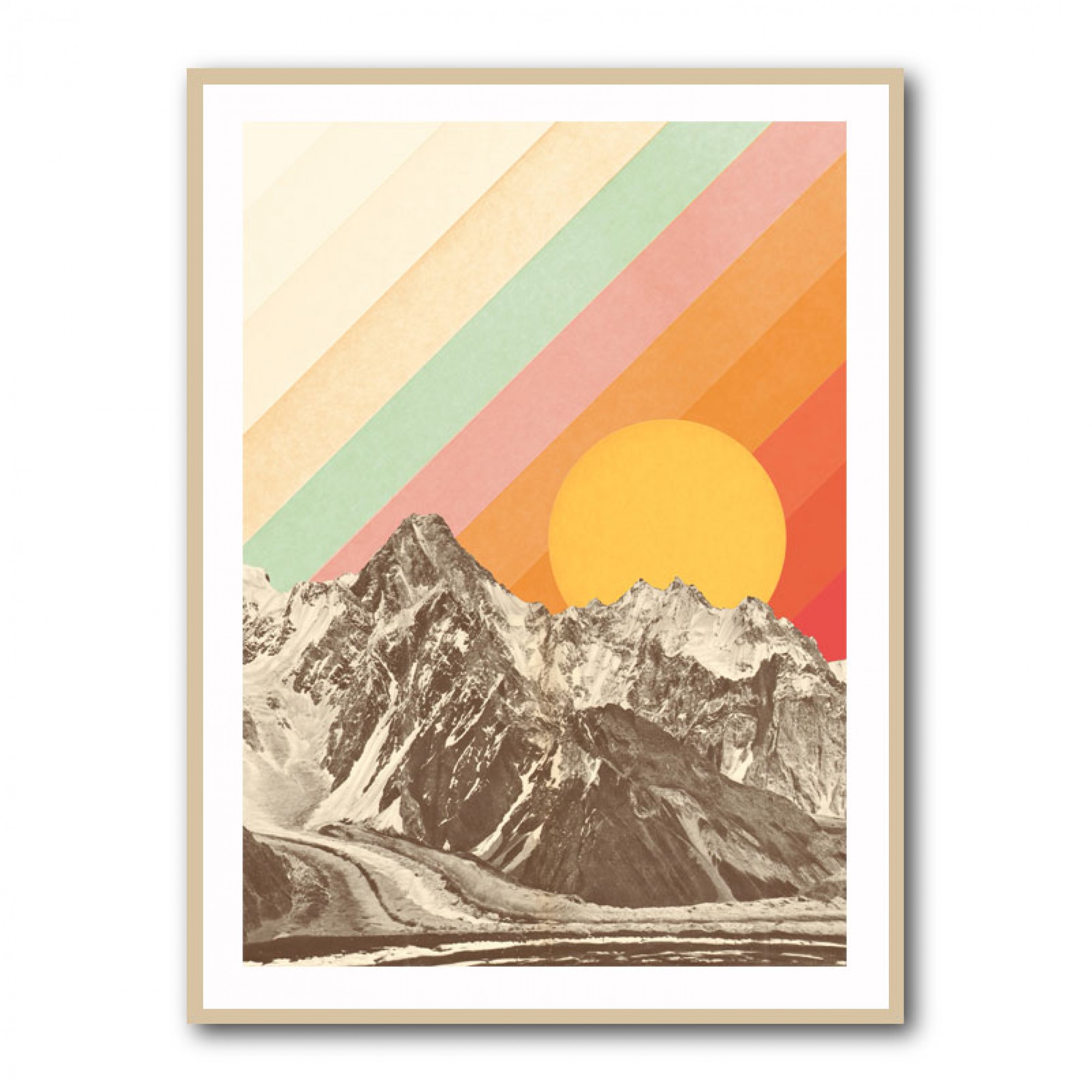 Mountainscape NAo1 Wall Art