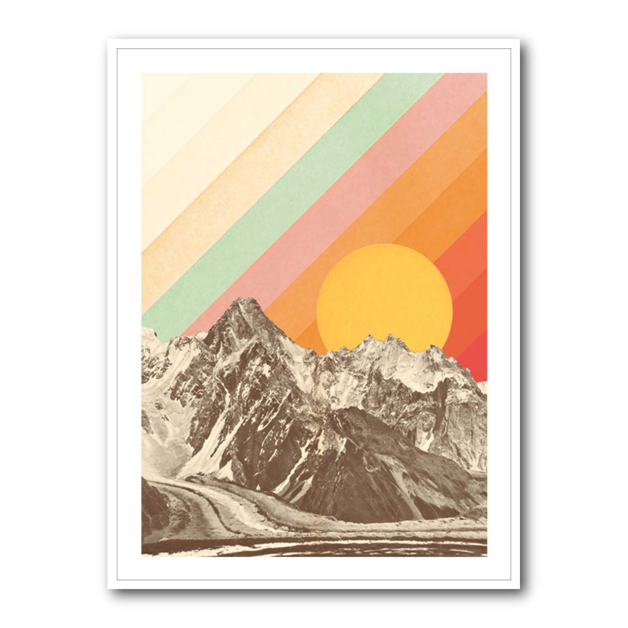Mountainscape NAo1 Wall Art
