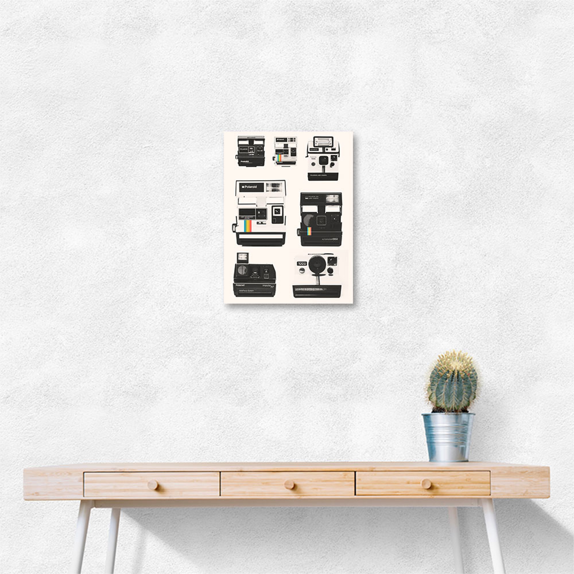 Instant Camera Collection Wall Art