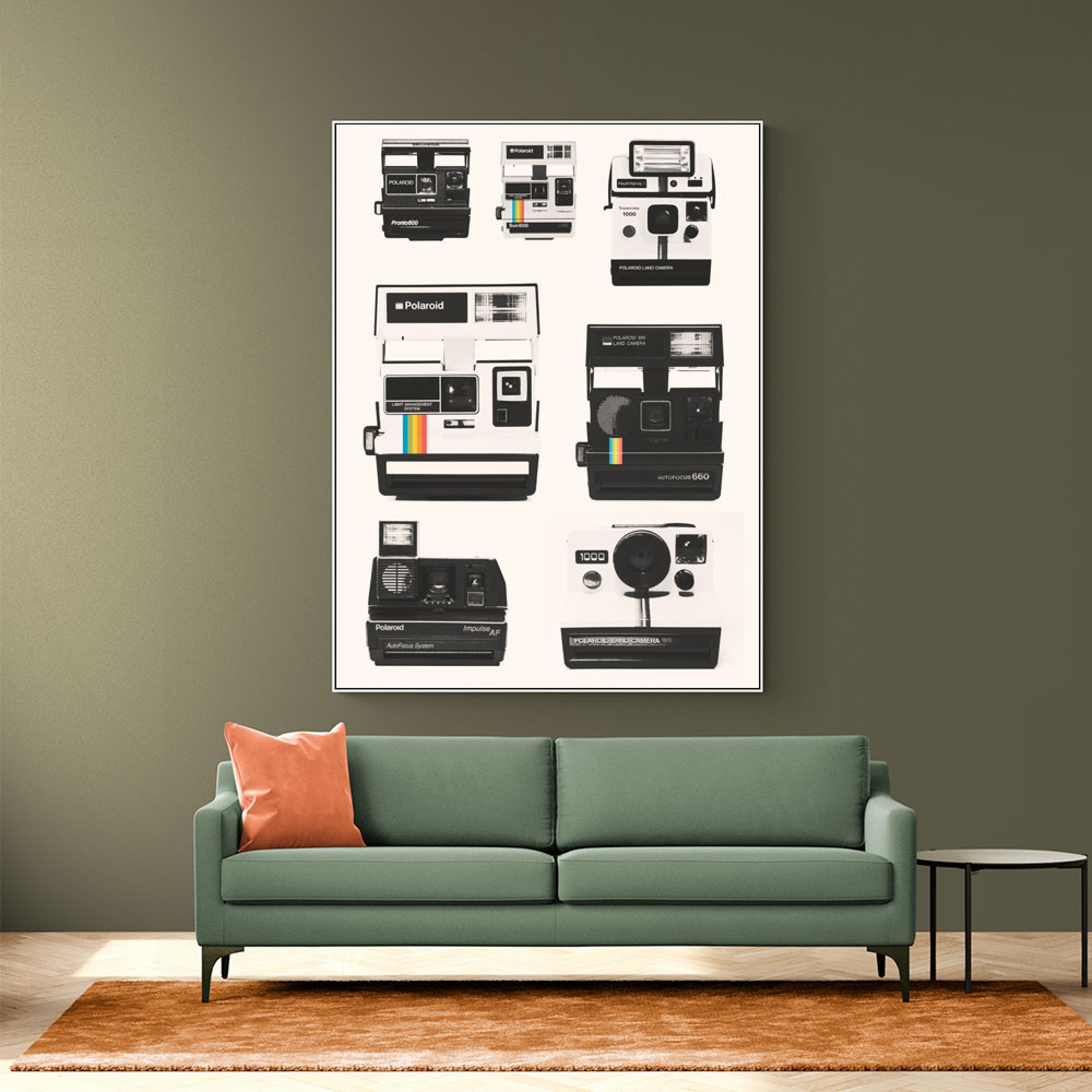 Instant Camera Collection Wall Art
