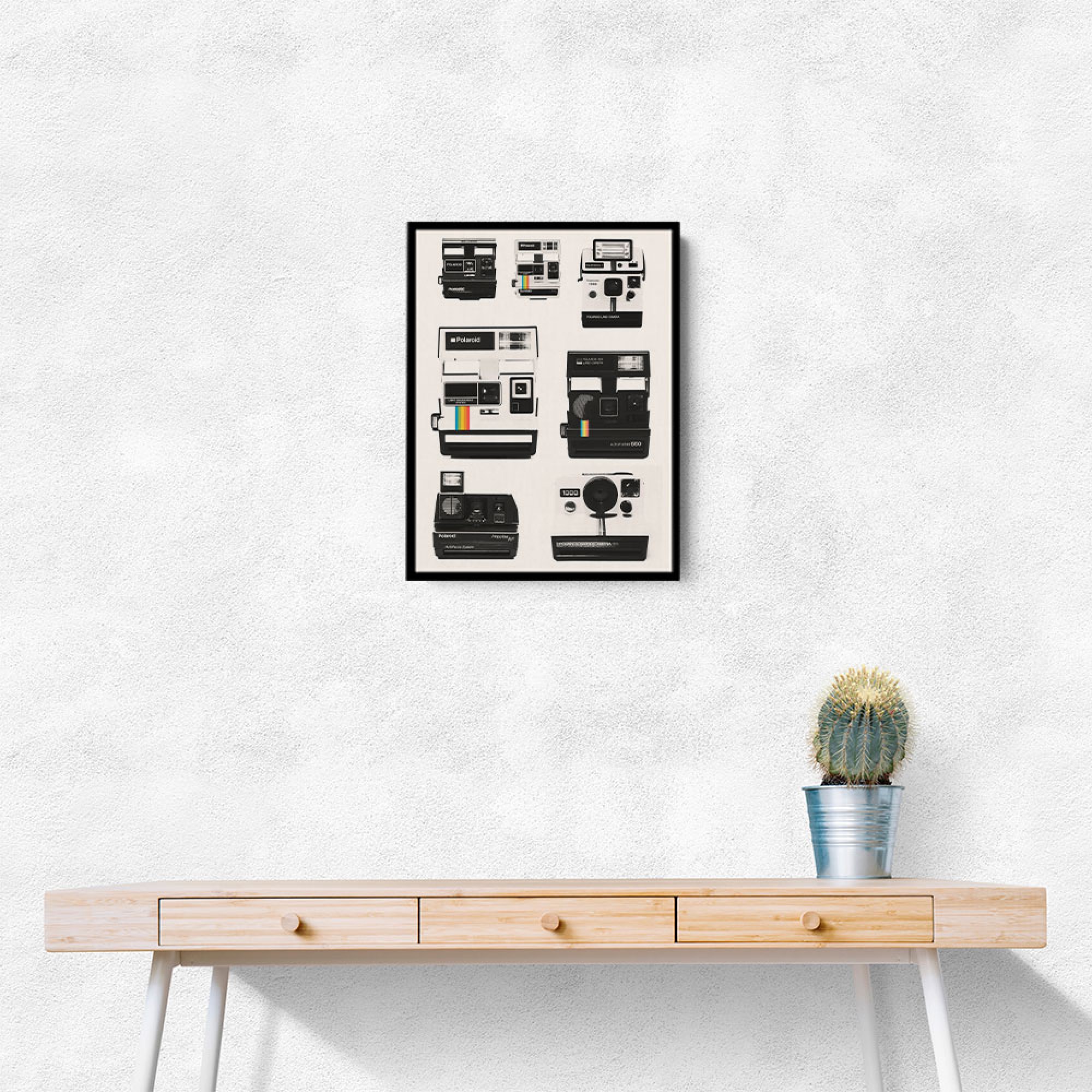 Instant Camera Collection Wall Art