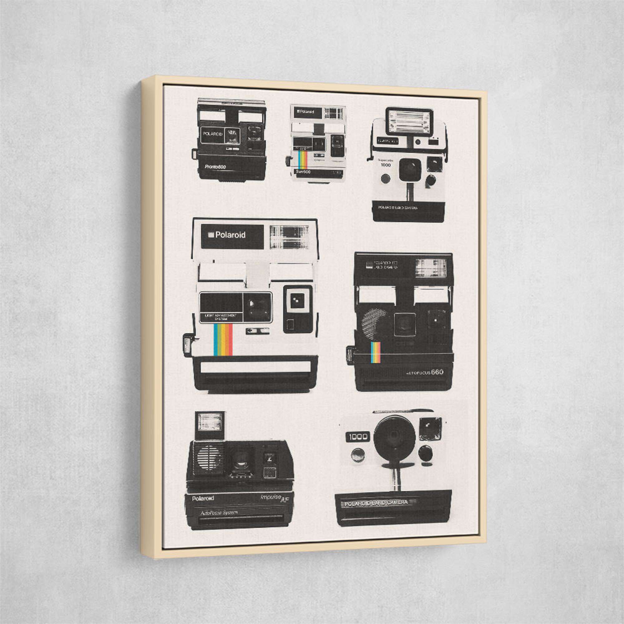 Instant Camera Collection Wall Art