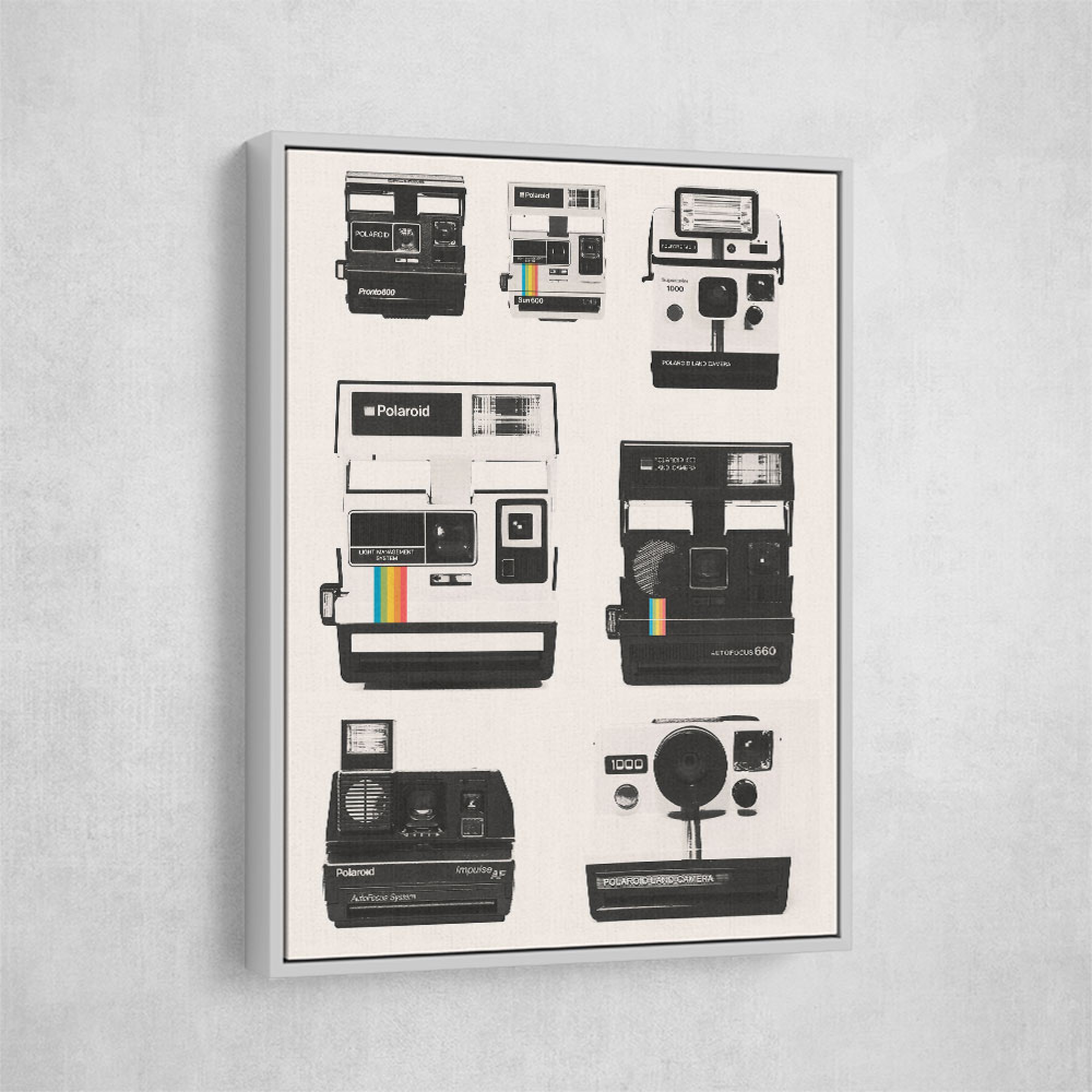 Instant Camera Collection Wall Art