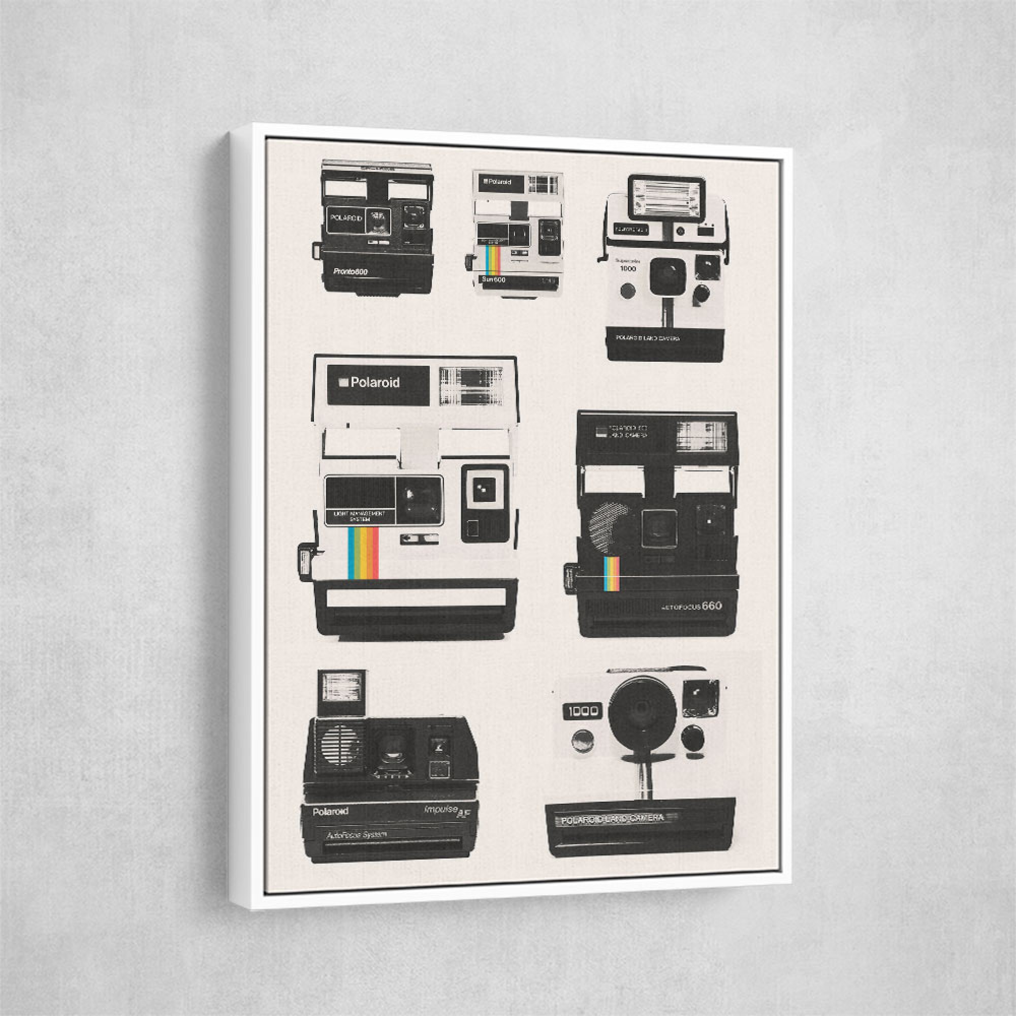 Instant Camera Collection Wall Art