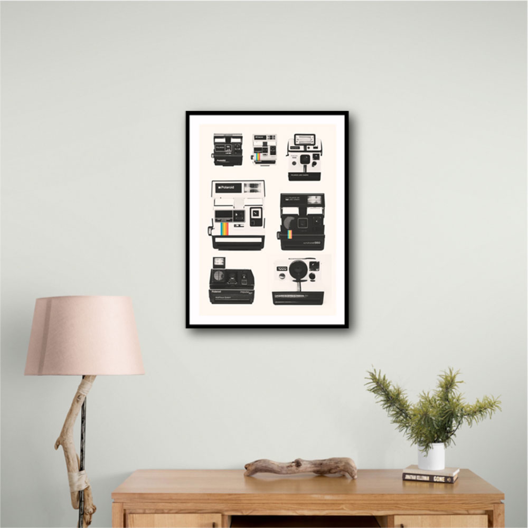Instant Camera Collection Wall Art