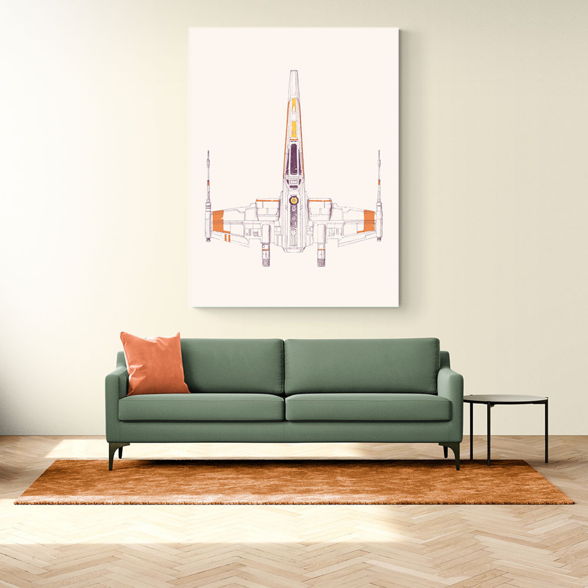 Spaceship Wall Art