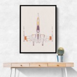 Spaceship Wall Art