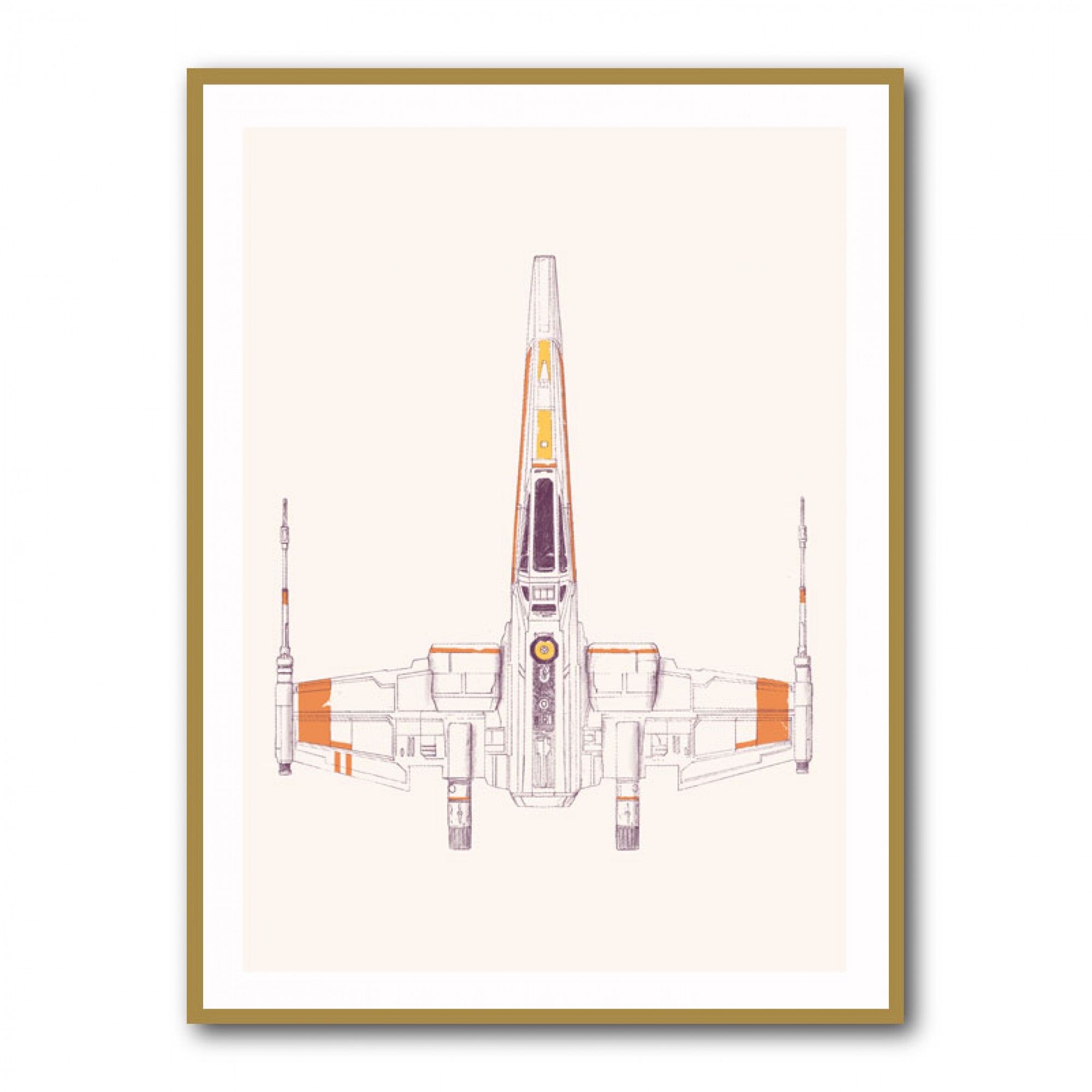 Spaceship Wall Art
