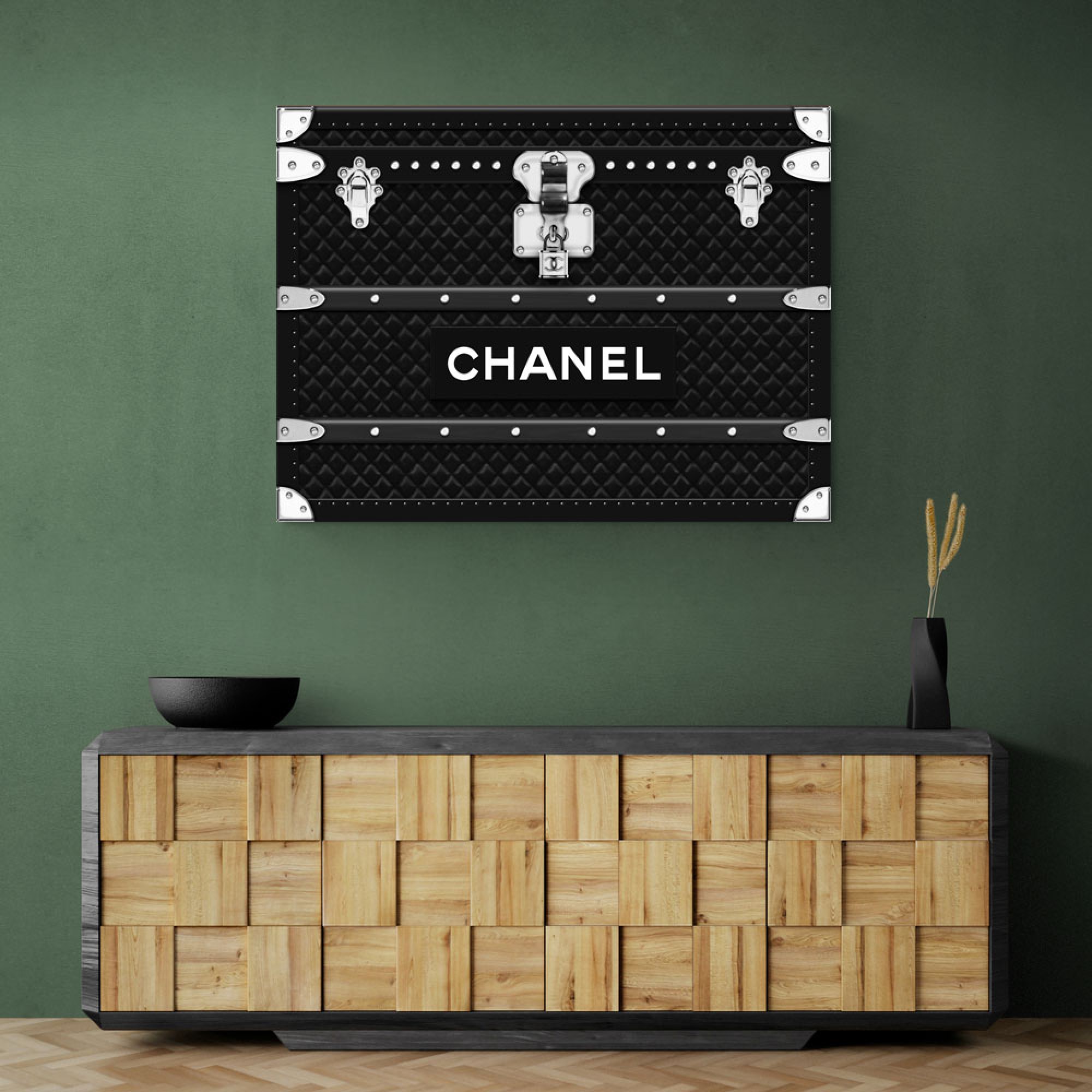 Chanel Trunk Wall Art
