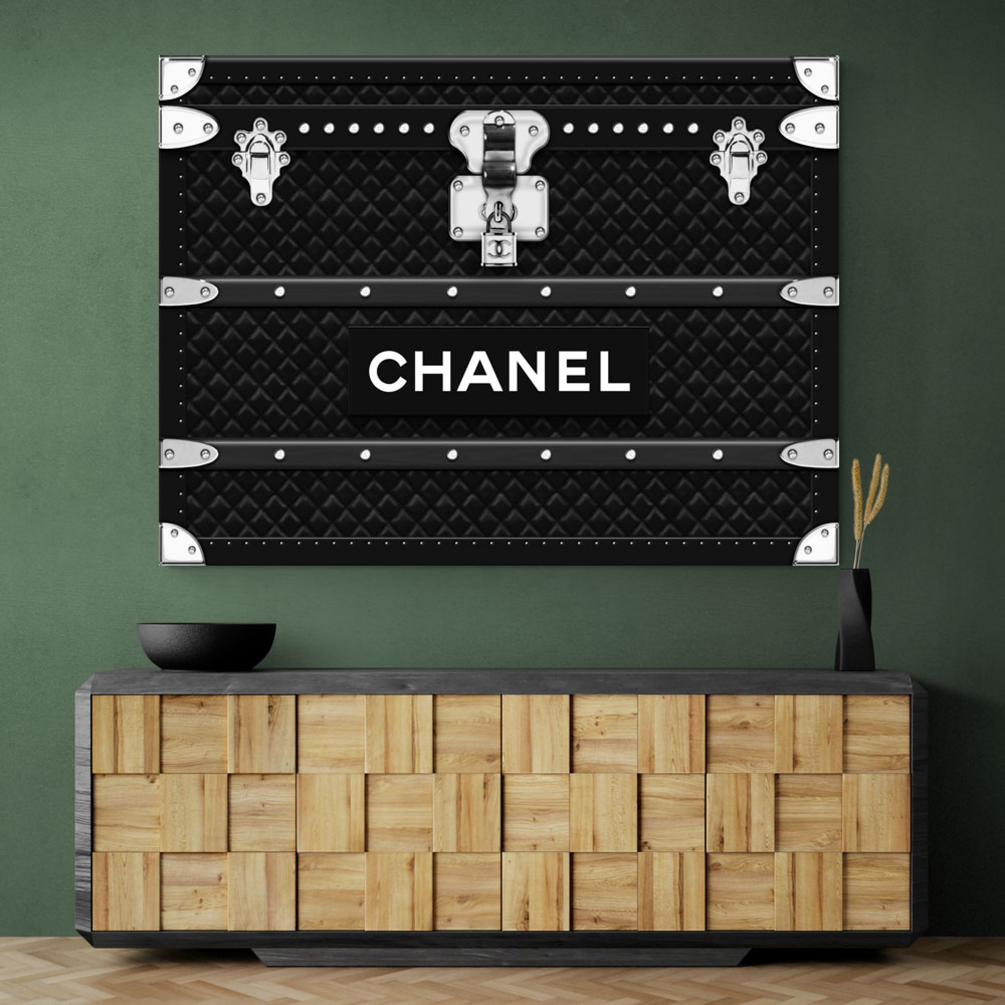 Chanel Trunk Wall Art