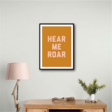 Hear Me Roar Wall Art
