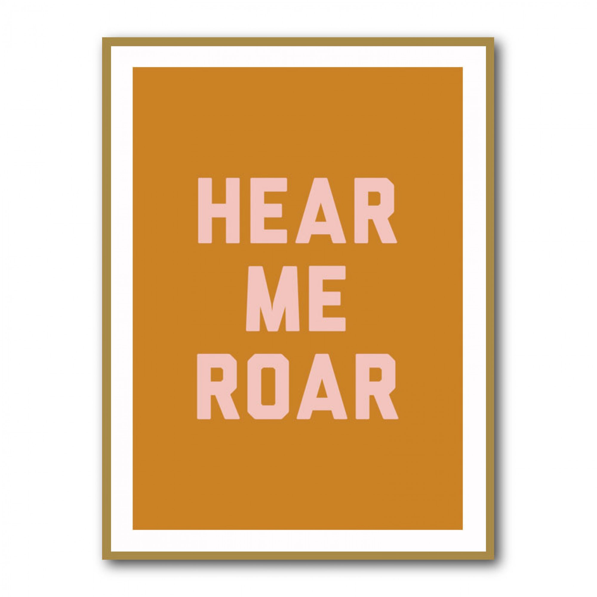 Hear Me Roar Wall Art