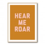 Hear Me Roar Wall Art