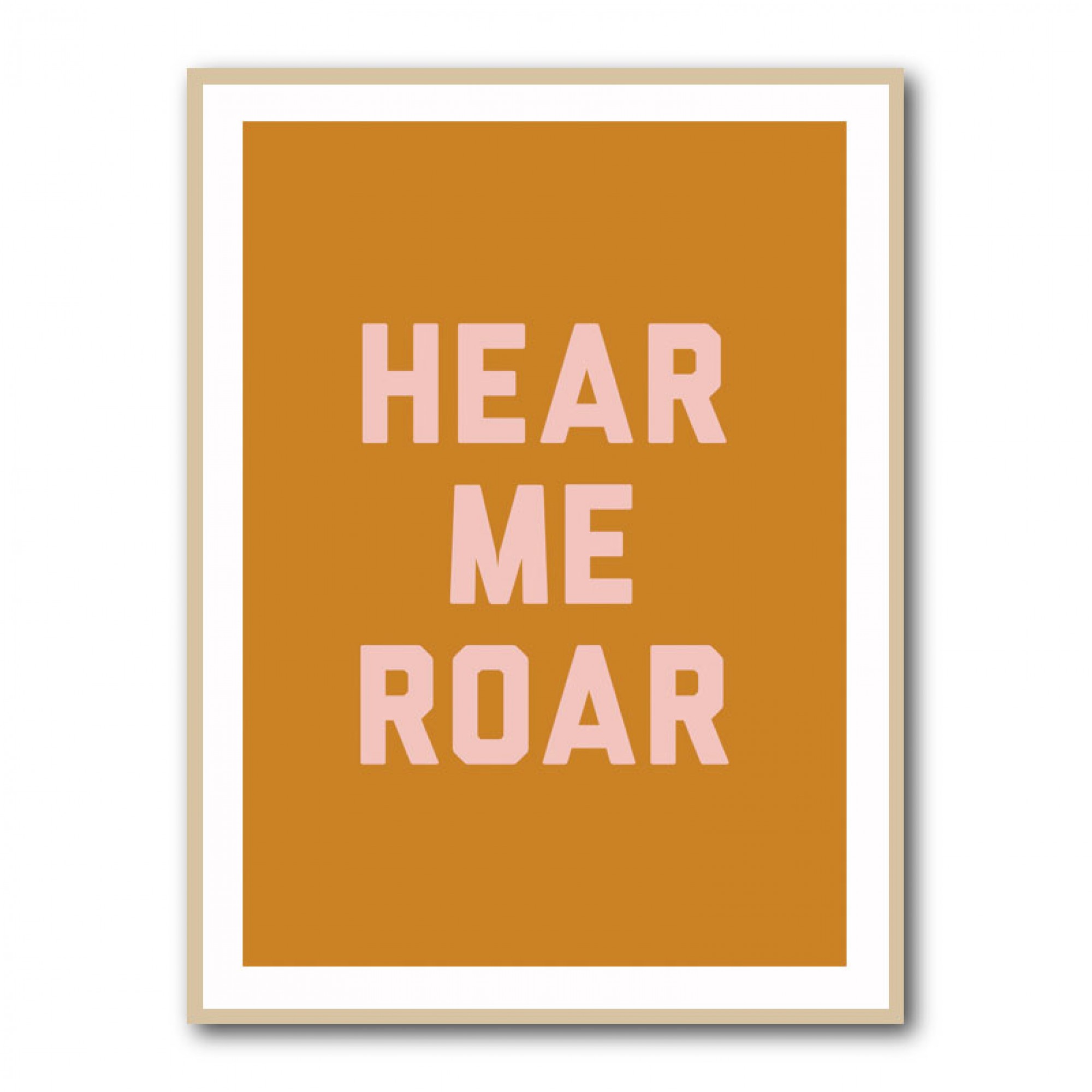 Hear Me Roar Wall Art