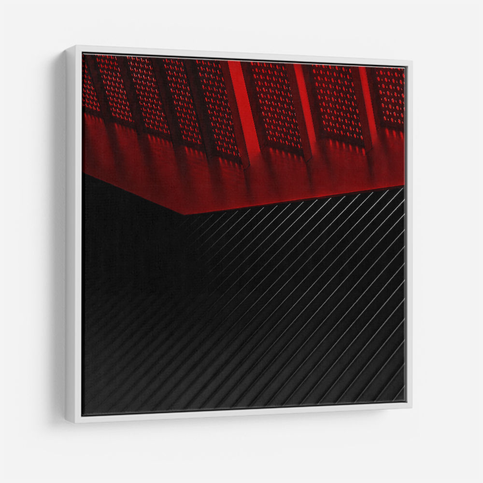 Red Vs Black Photography Wall Art