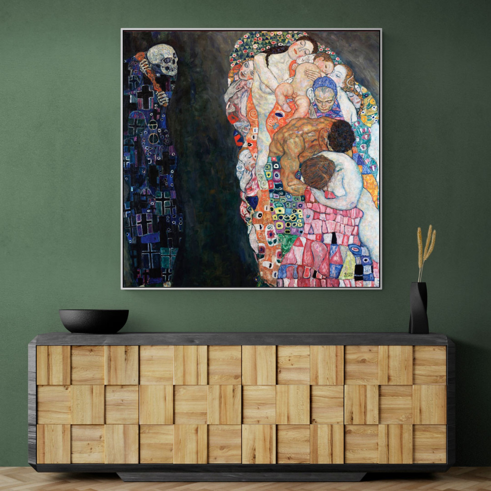 Death and Life by Gustav Klimt Wall Art