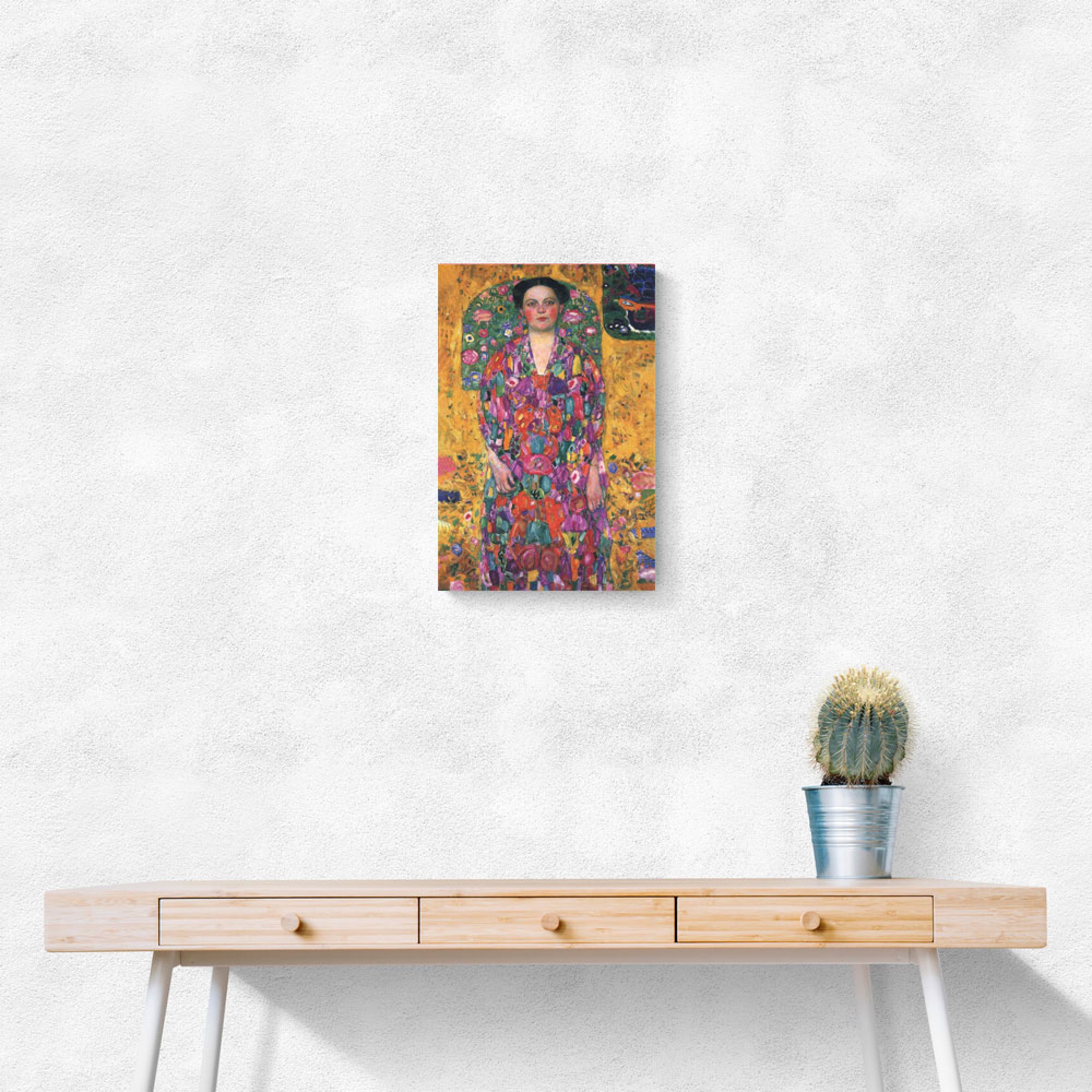 Portrait of Eugenia Primavesi By Gustav Klimt Wall Art
