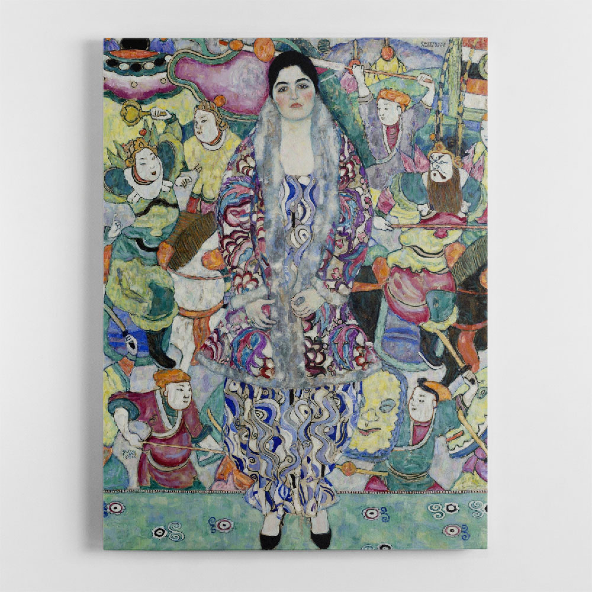 Portrait of Friederike Maria Beer By Gustav Klimt Wall Art