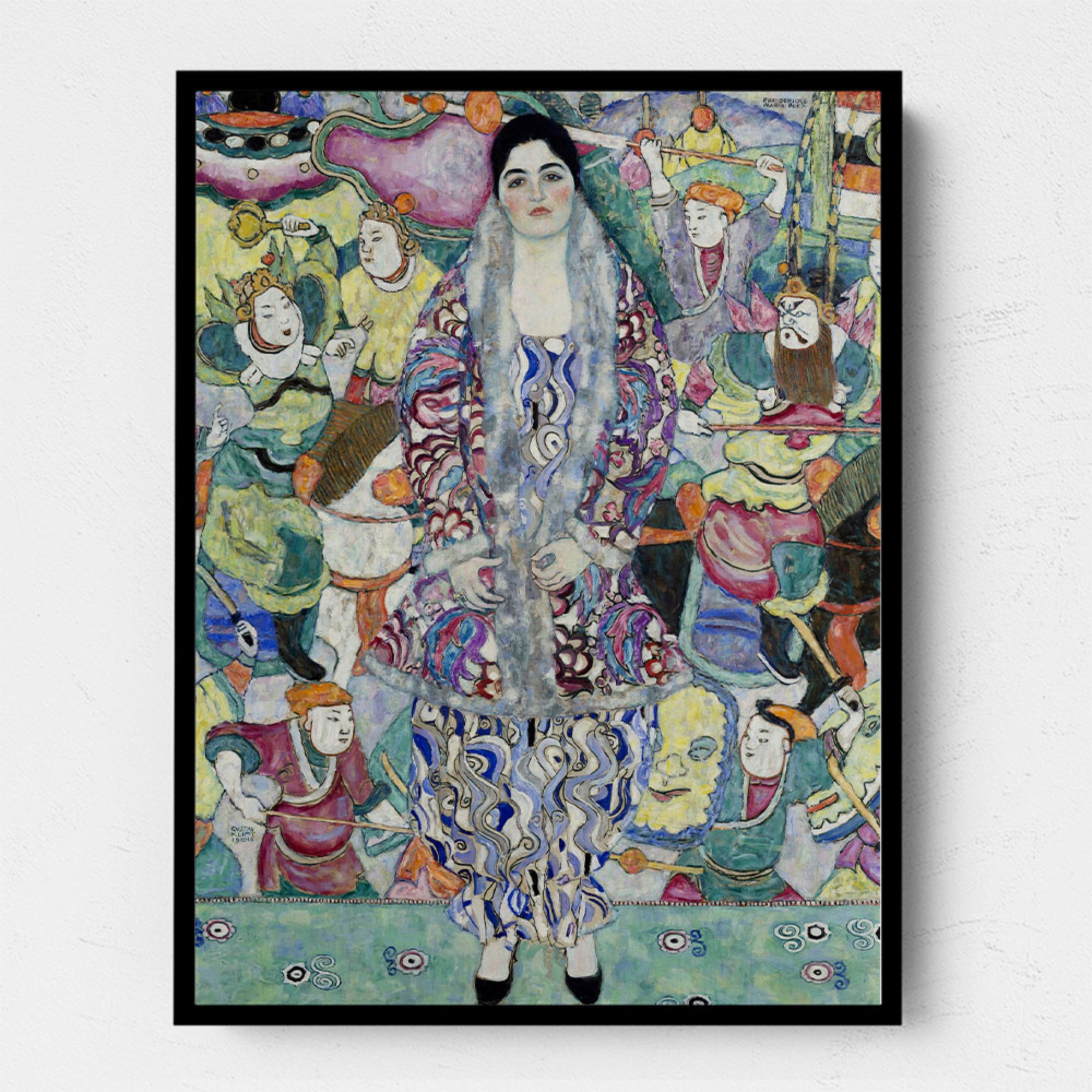 Portrait of Friederike Maria Beer By Gustav Klimt Wall Art