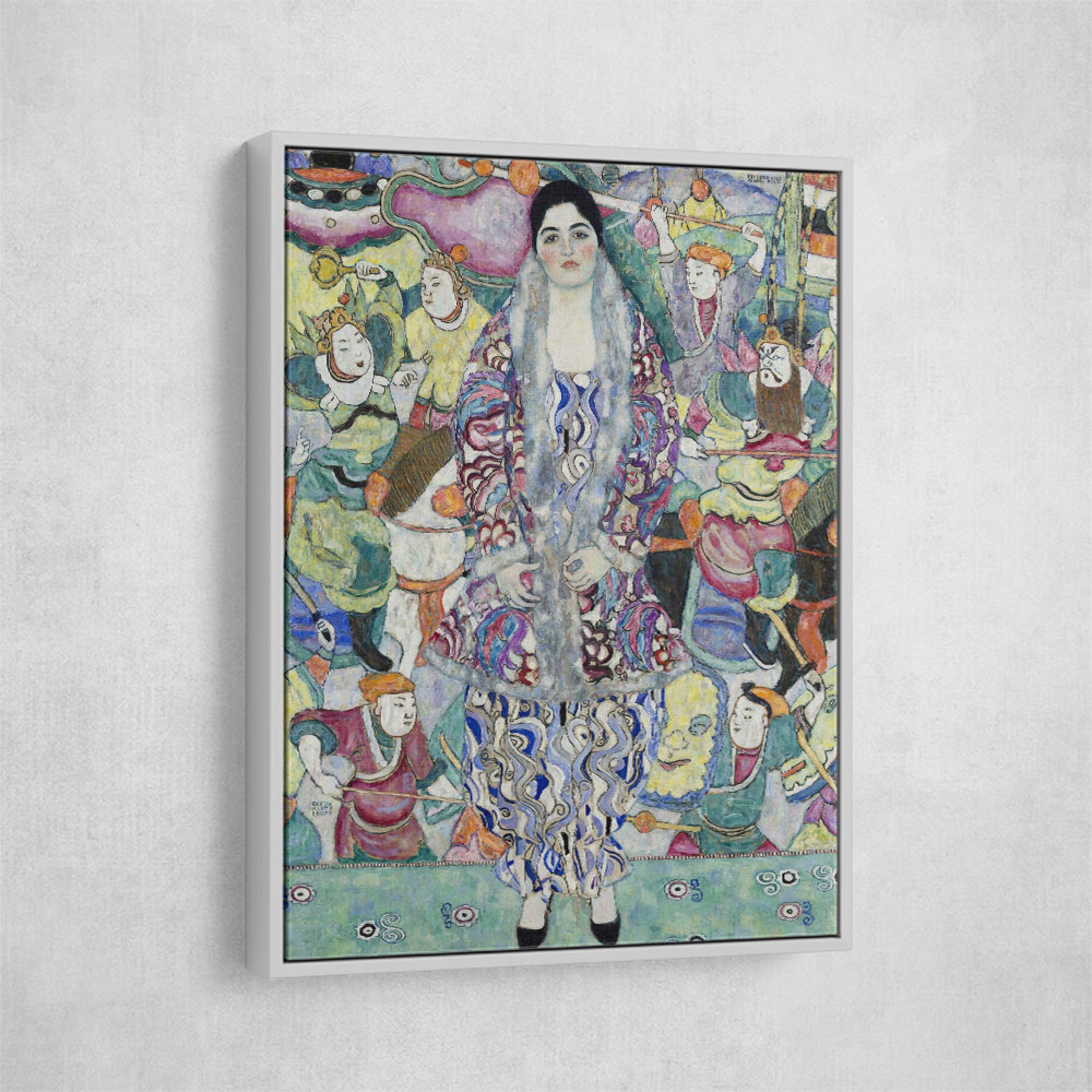 Portrait of Friederike Maria Beer By Gustav Klimt Wall Art