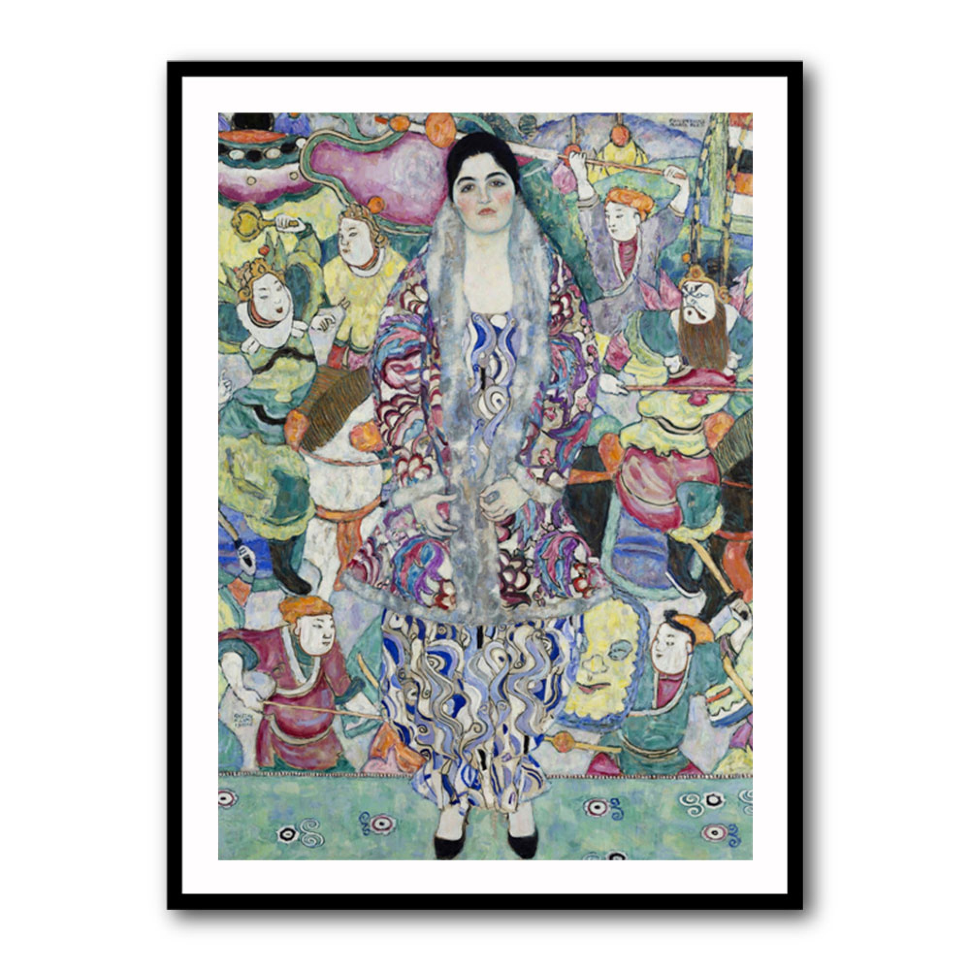 Portrait of Friederike Maria Beer By Gustav Klimt Wall Art