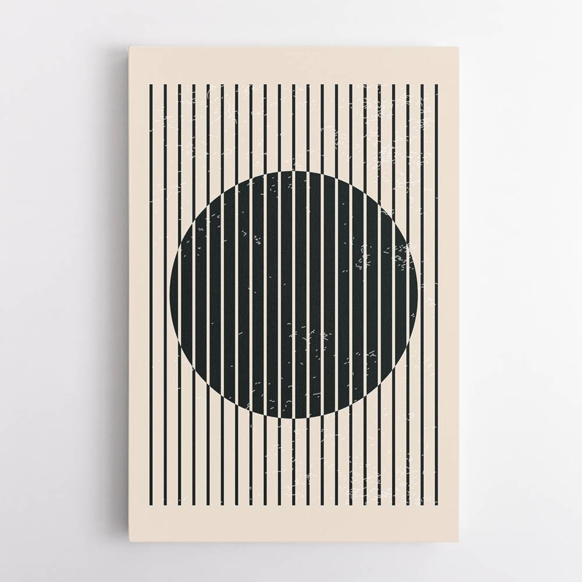 Black And White Geometric Shapes #1Wall Art