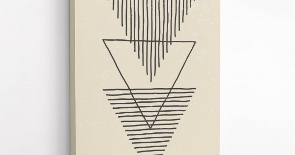 Boho Triangles Wall Art