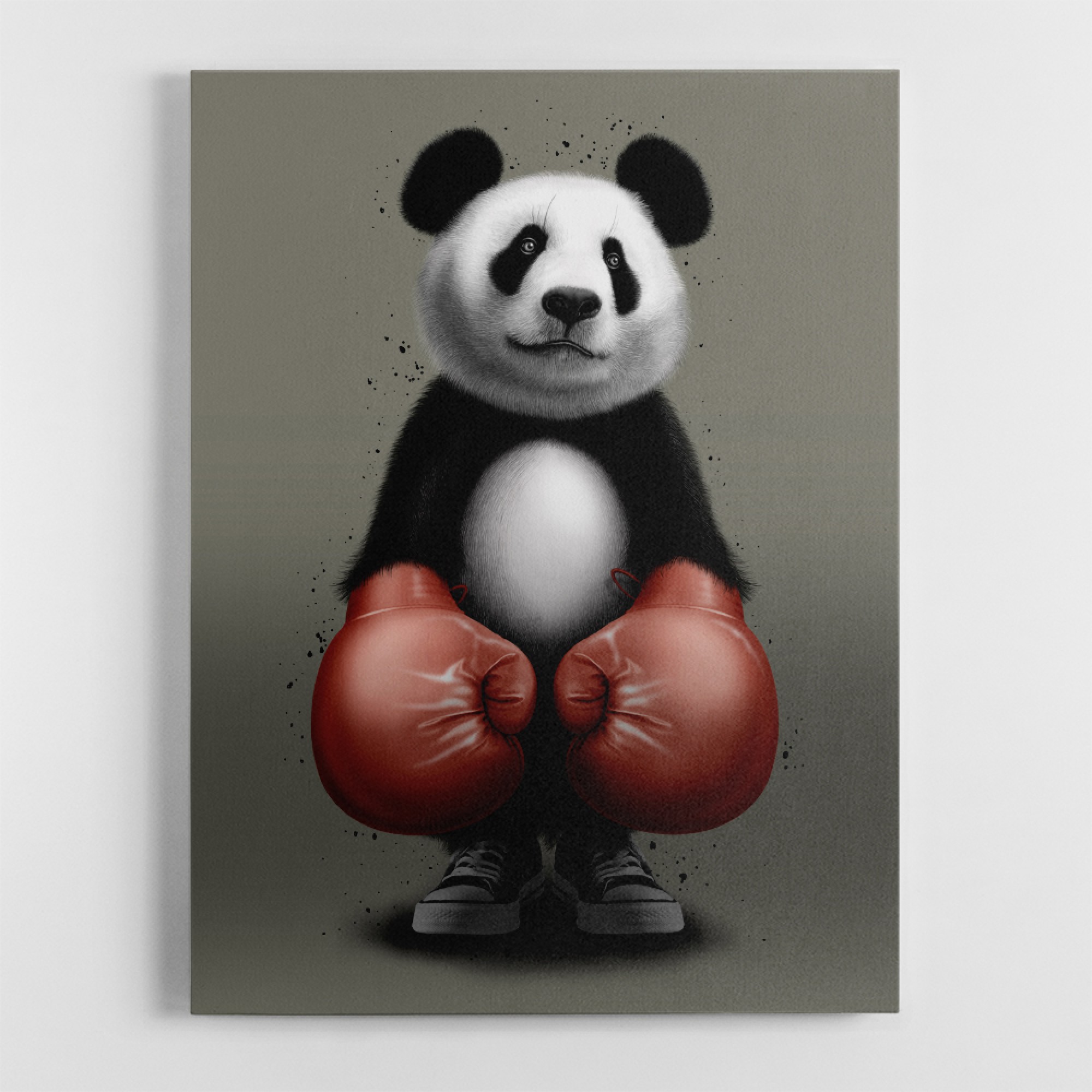 Panda Boxer Wall Art